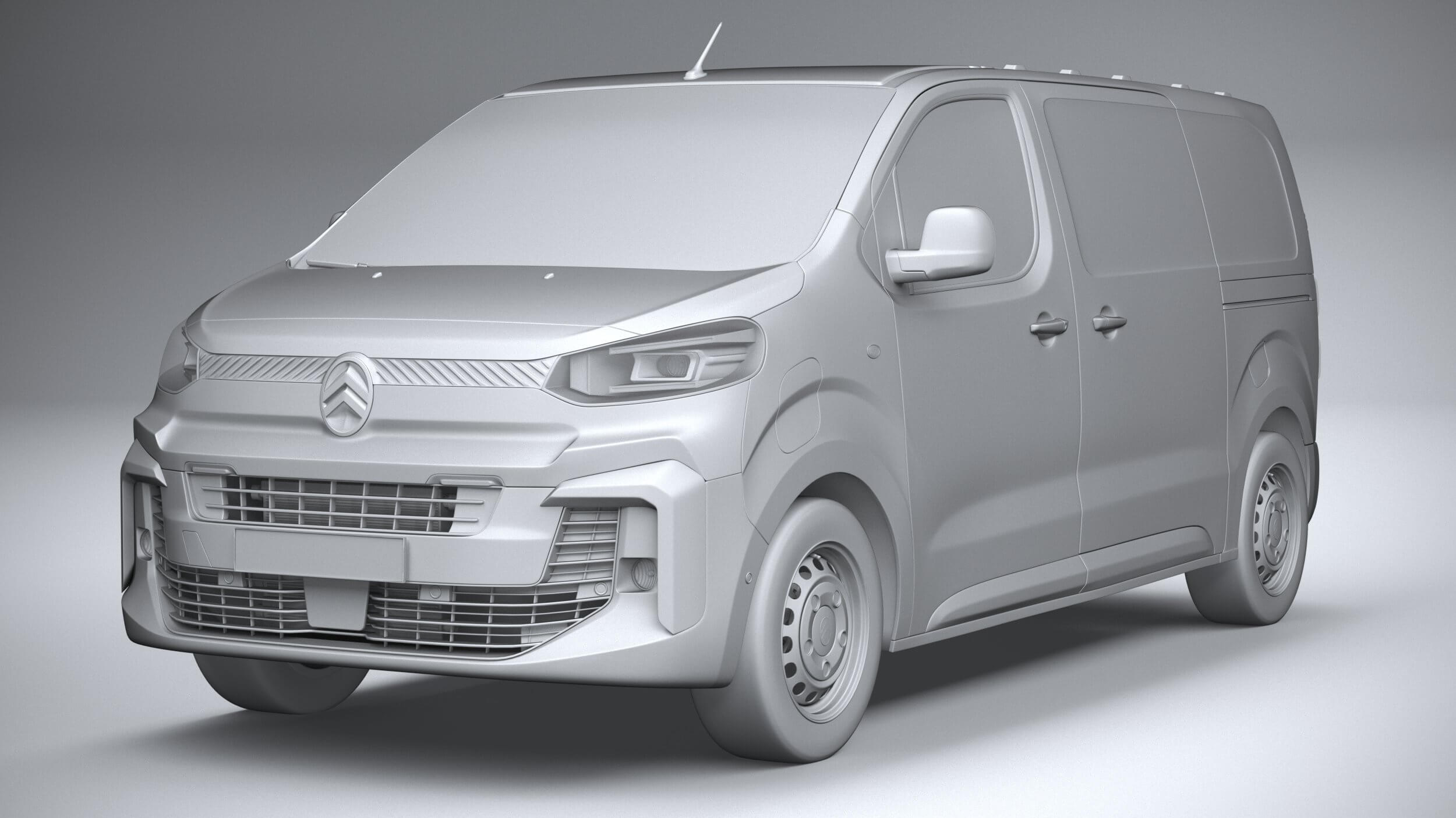 Citroen E-Jumpy L2 2024 3D Model by SQUIR