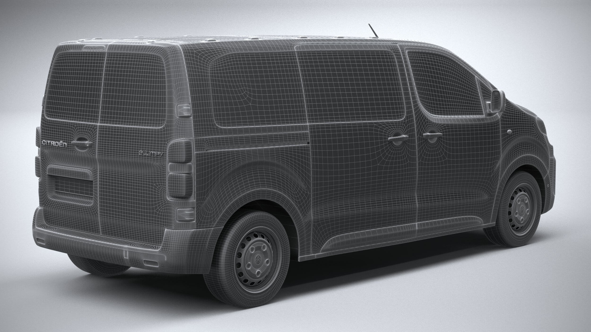 Citroen E-Jumpy L2 2024 3D Model by SQUIR