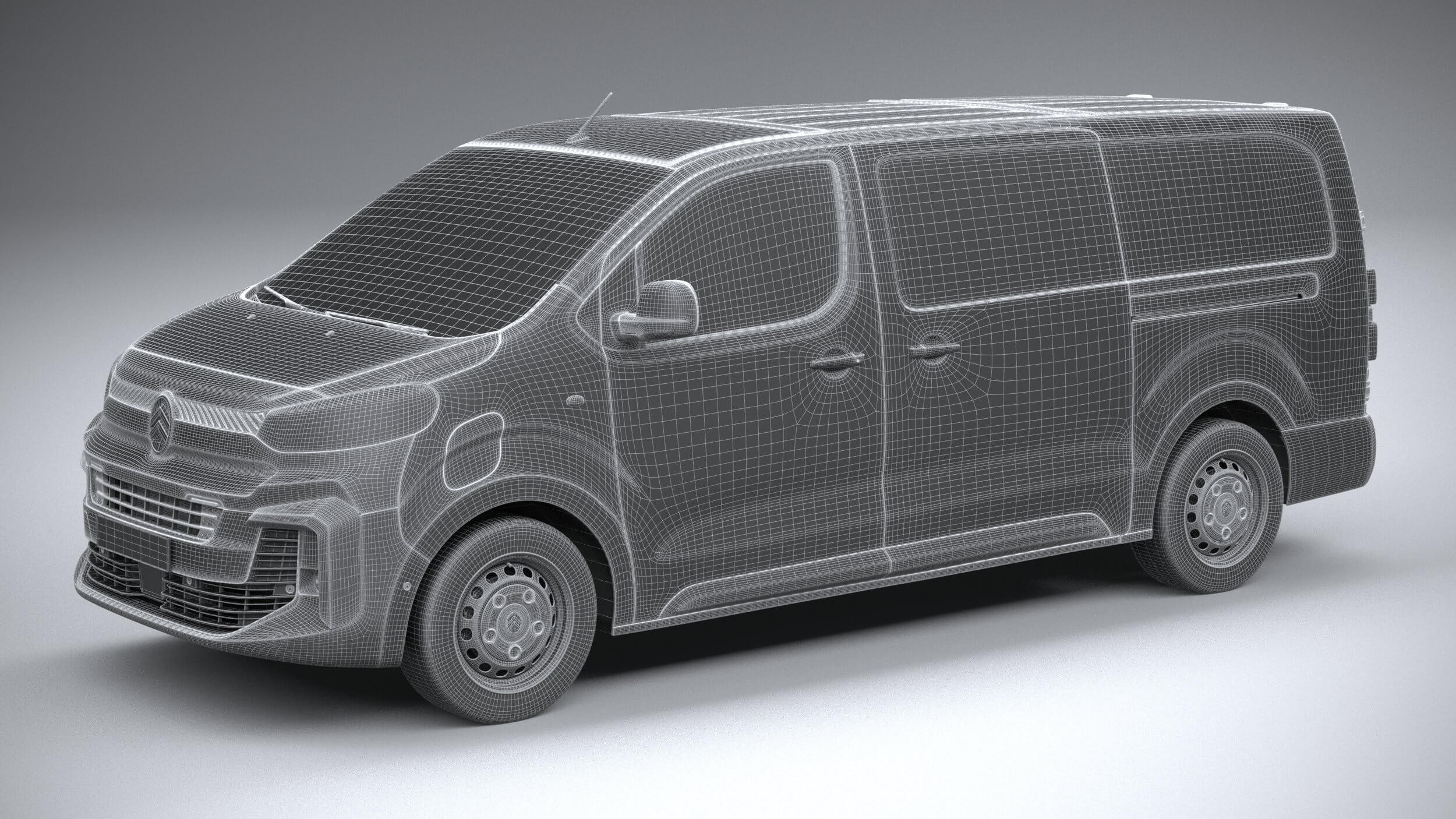 Citroen E-Jumpy L3 2024 3D Model by SQUIR