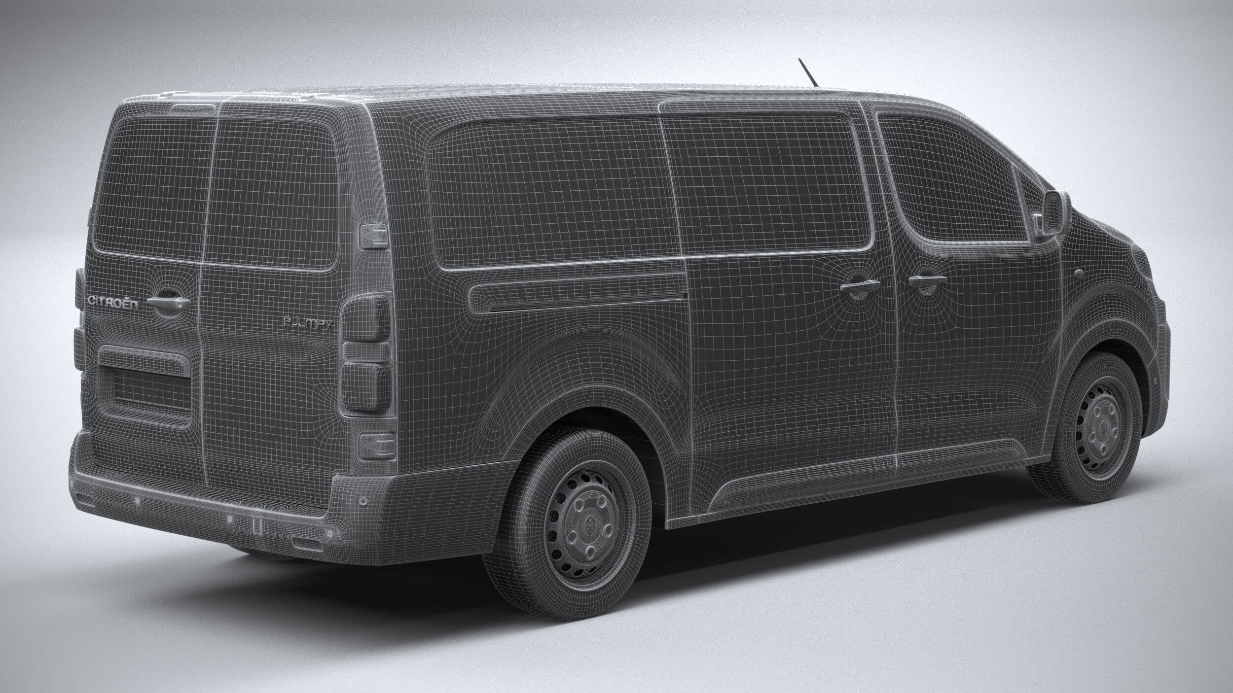 Citroen E-Jumpy L3 2024 3D Model by SQUIR