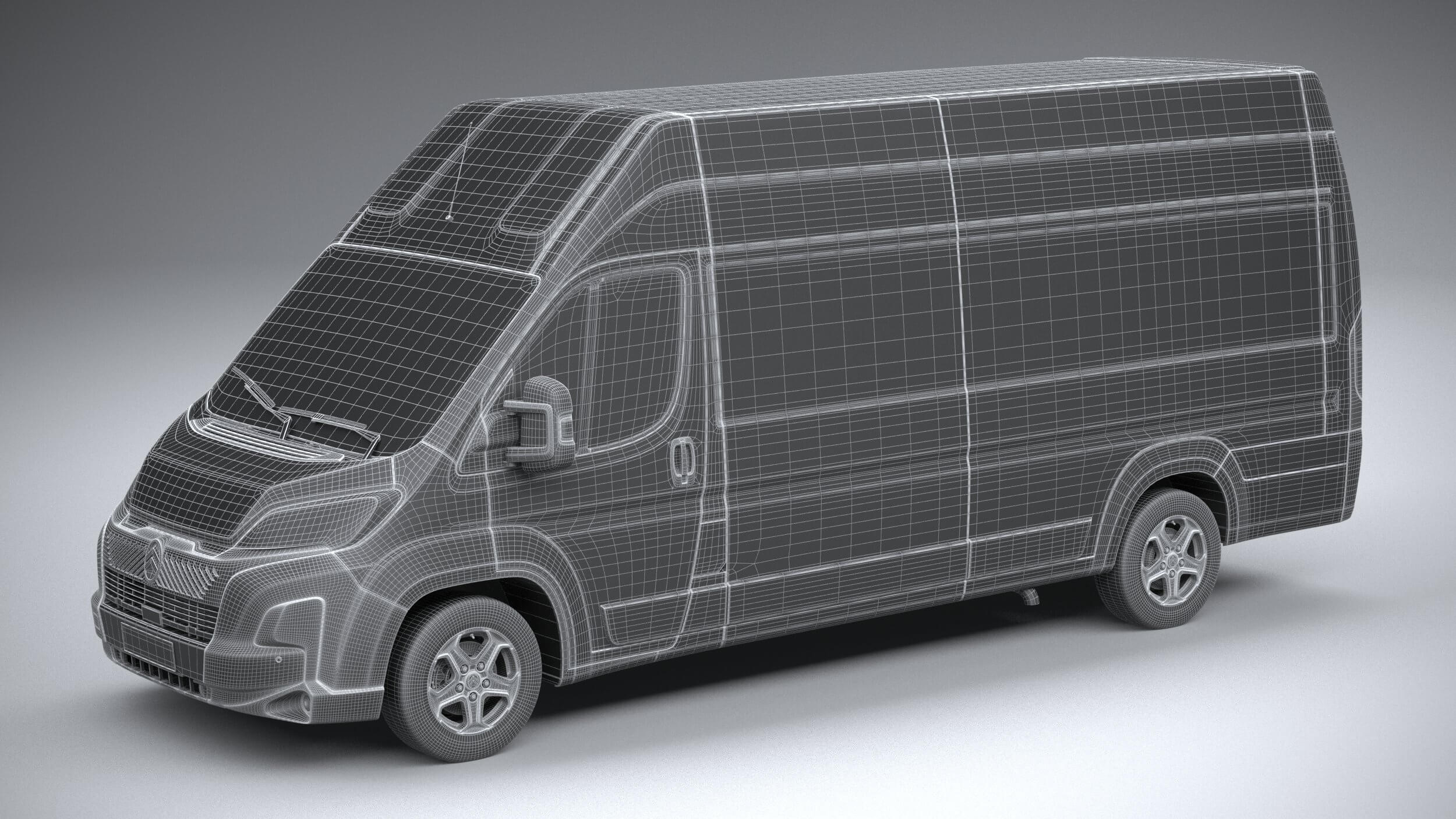 Citroen Jumper L4H3 2024 - 3D Model by SQUIR