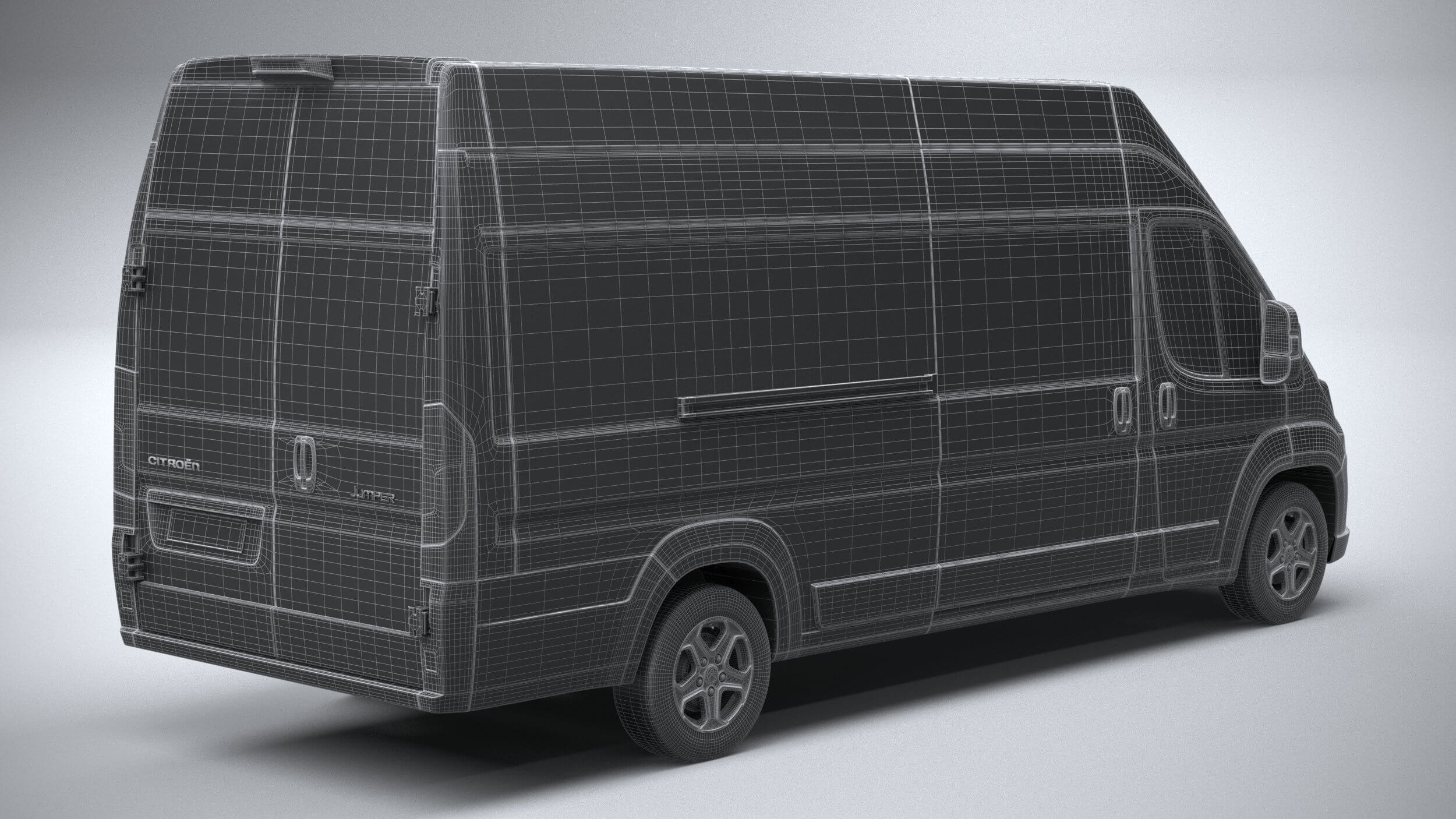 Citroen Jumper L4H3 2024 - 3D Model by SQUIR