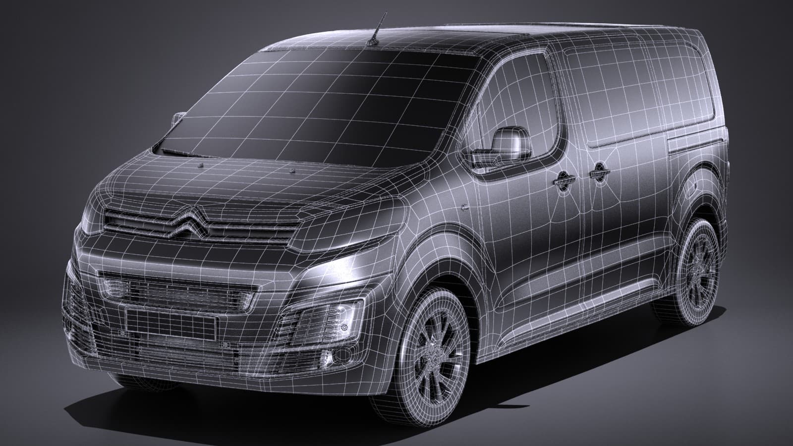 Citroen Spacetourer 2017 - 3D Model by SQUIR