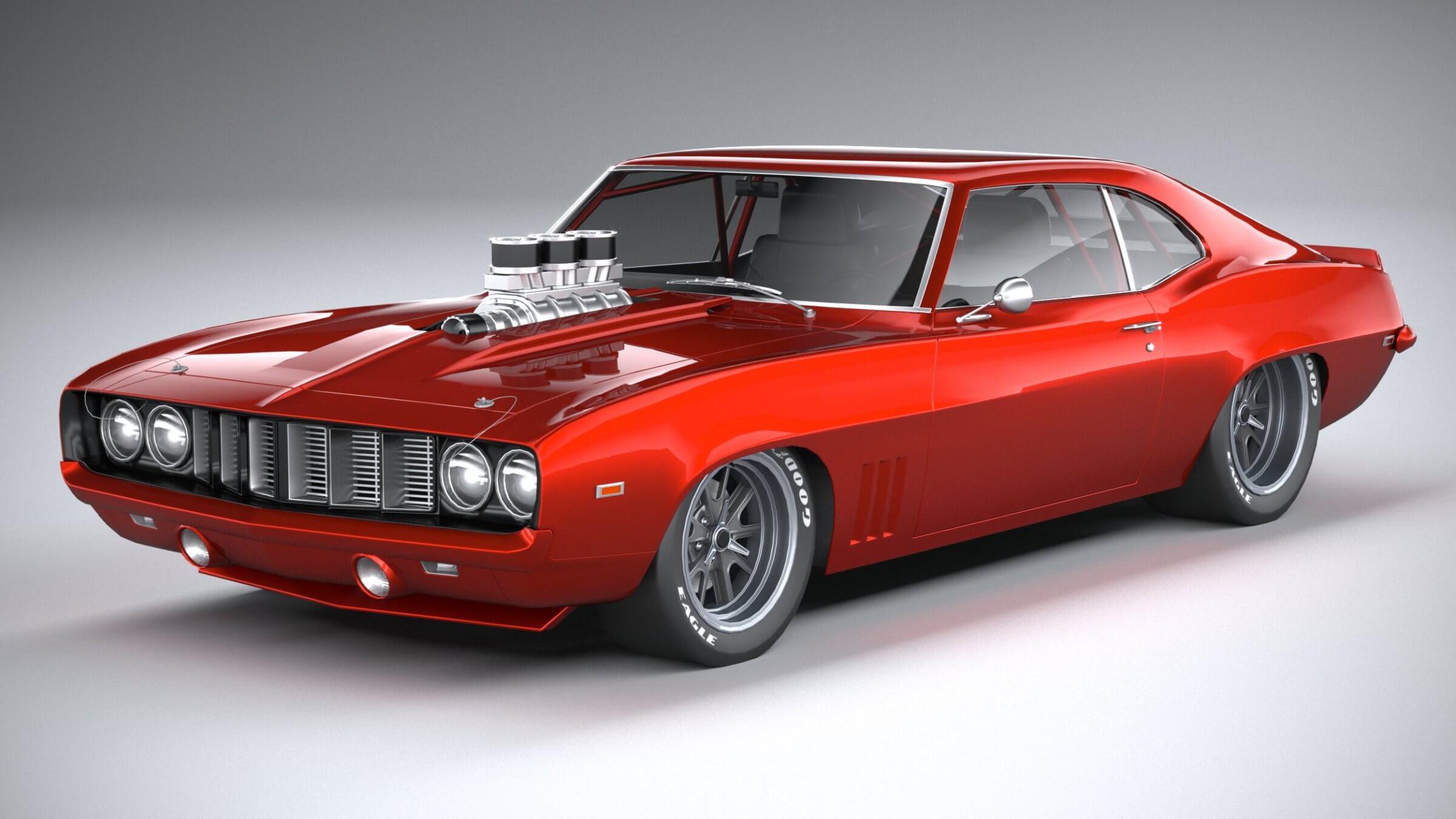 Old Muscle Cars Wallpaper