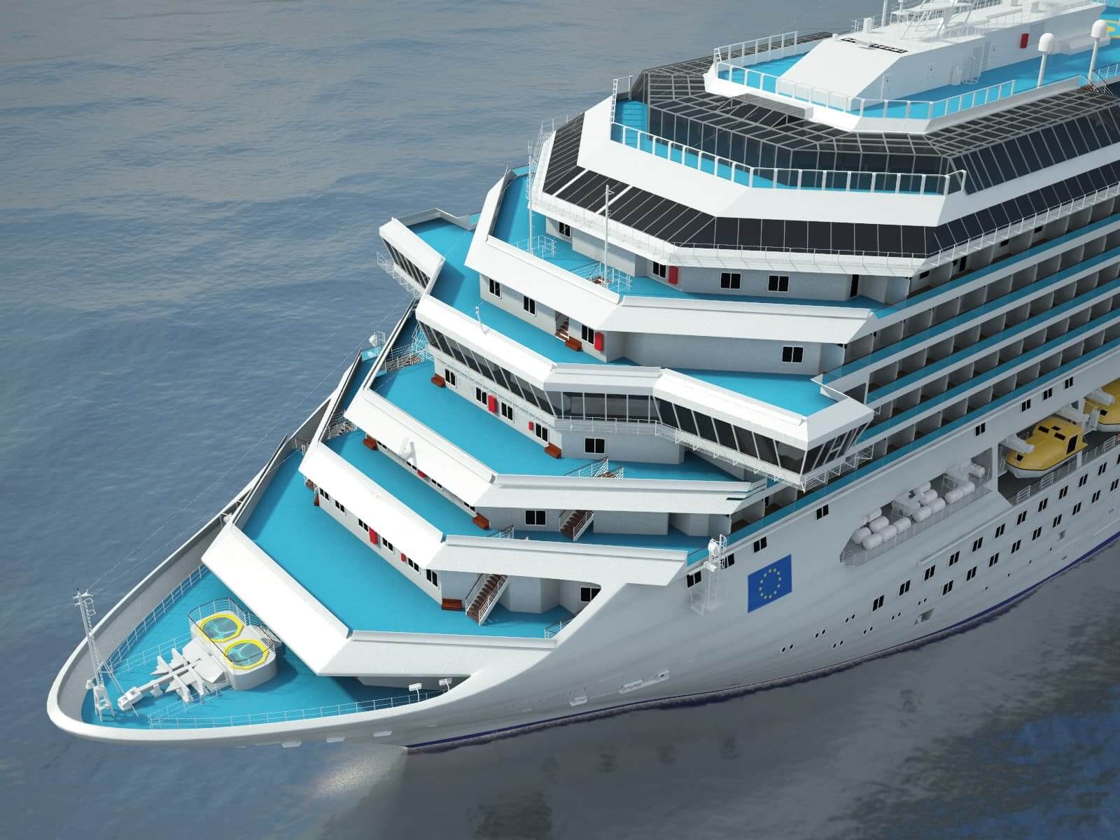 Costa Concordia Cruise Ship - 3D Model by SQUIR
