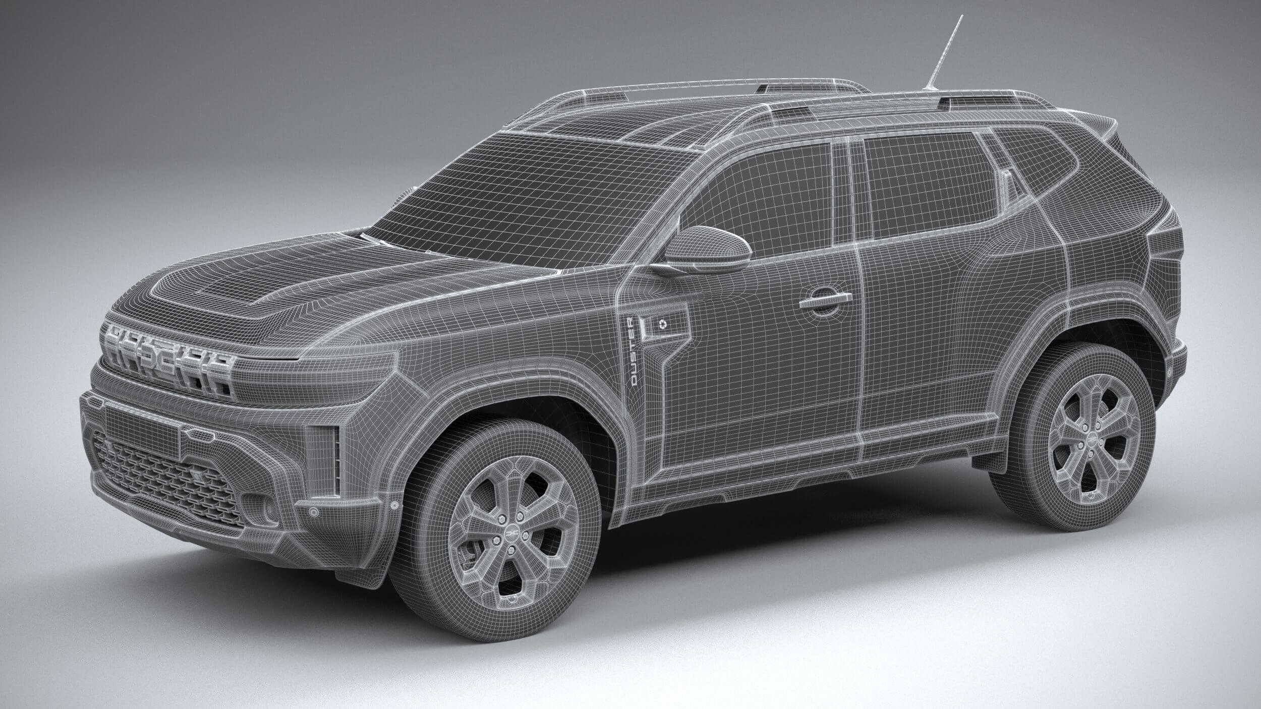 Dacia Duster 2024 - 3D Model by SQUIR