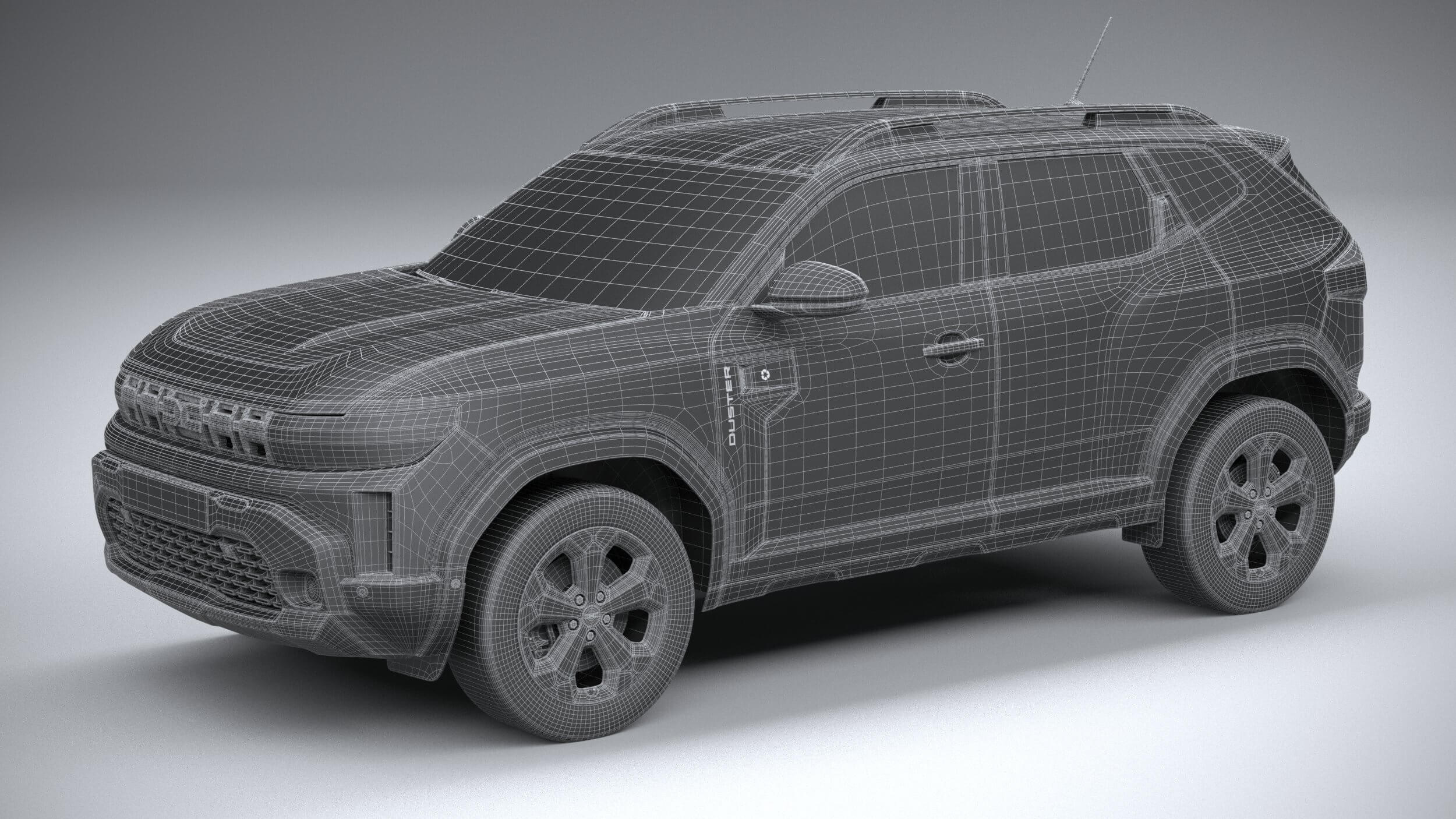 Dacia Duster 2024 - 3D Model by SQUIR