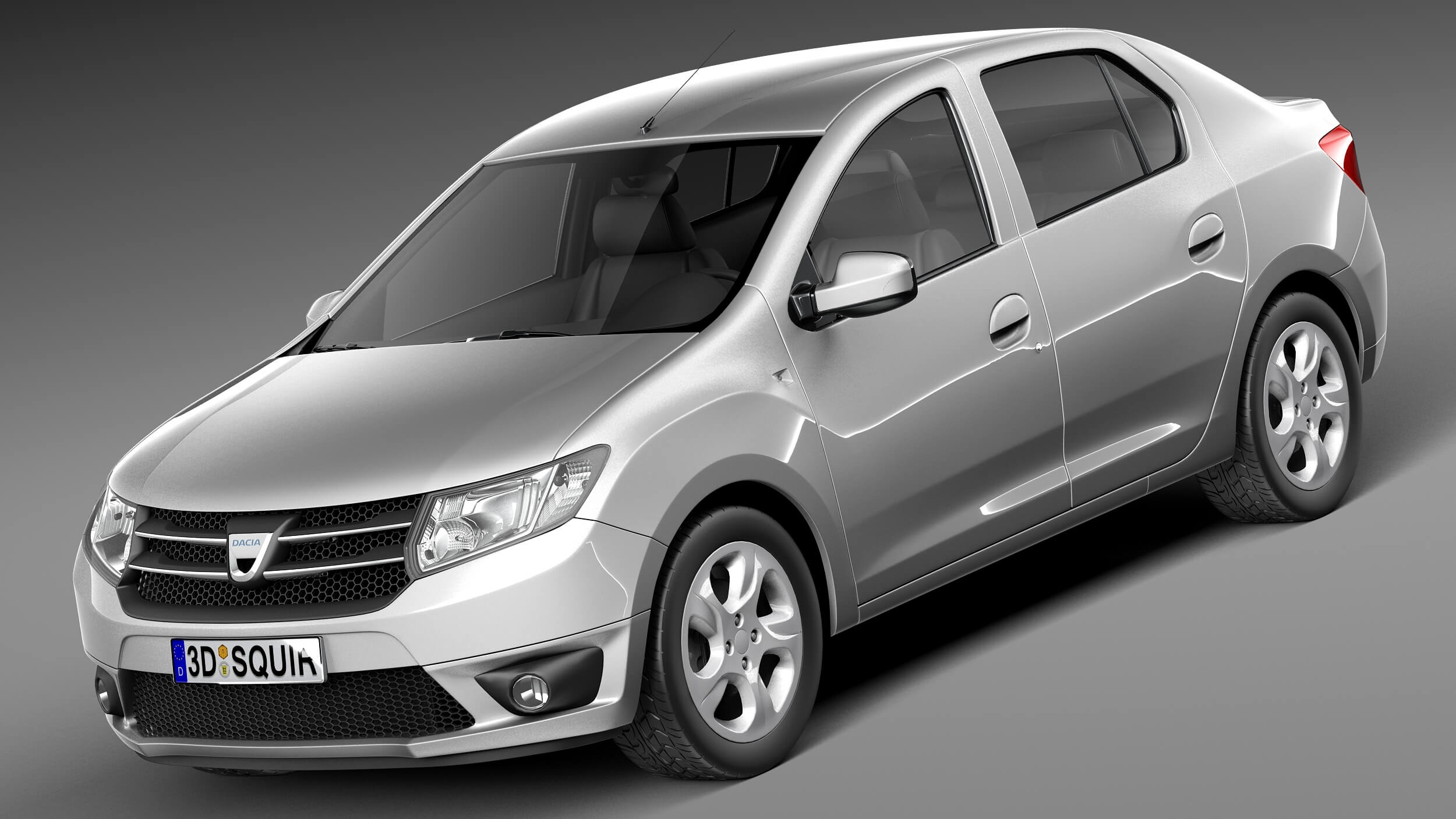 Dacia Logan 2013 - 3D Model by SQUIR