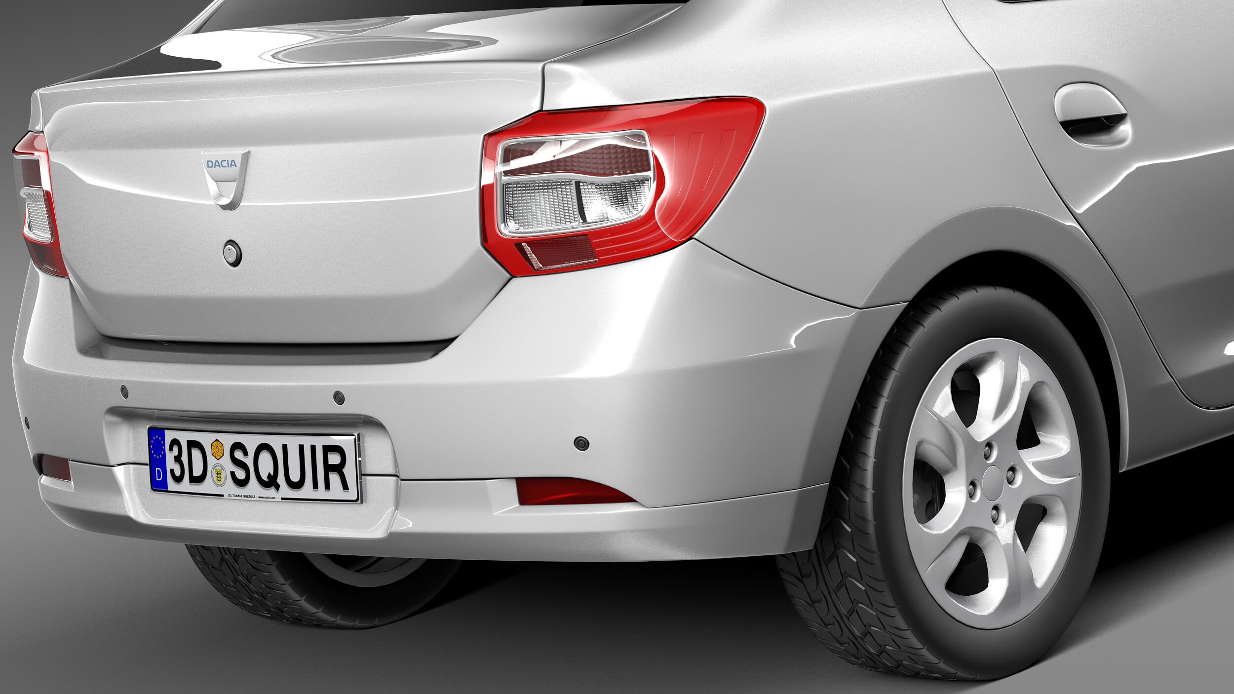 Dacia Logan 2013 - 3D Model by SQUIR