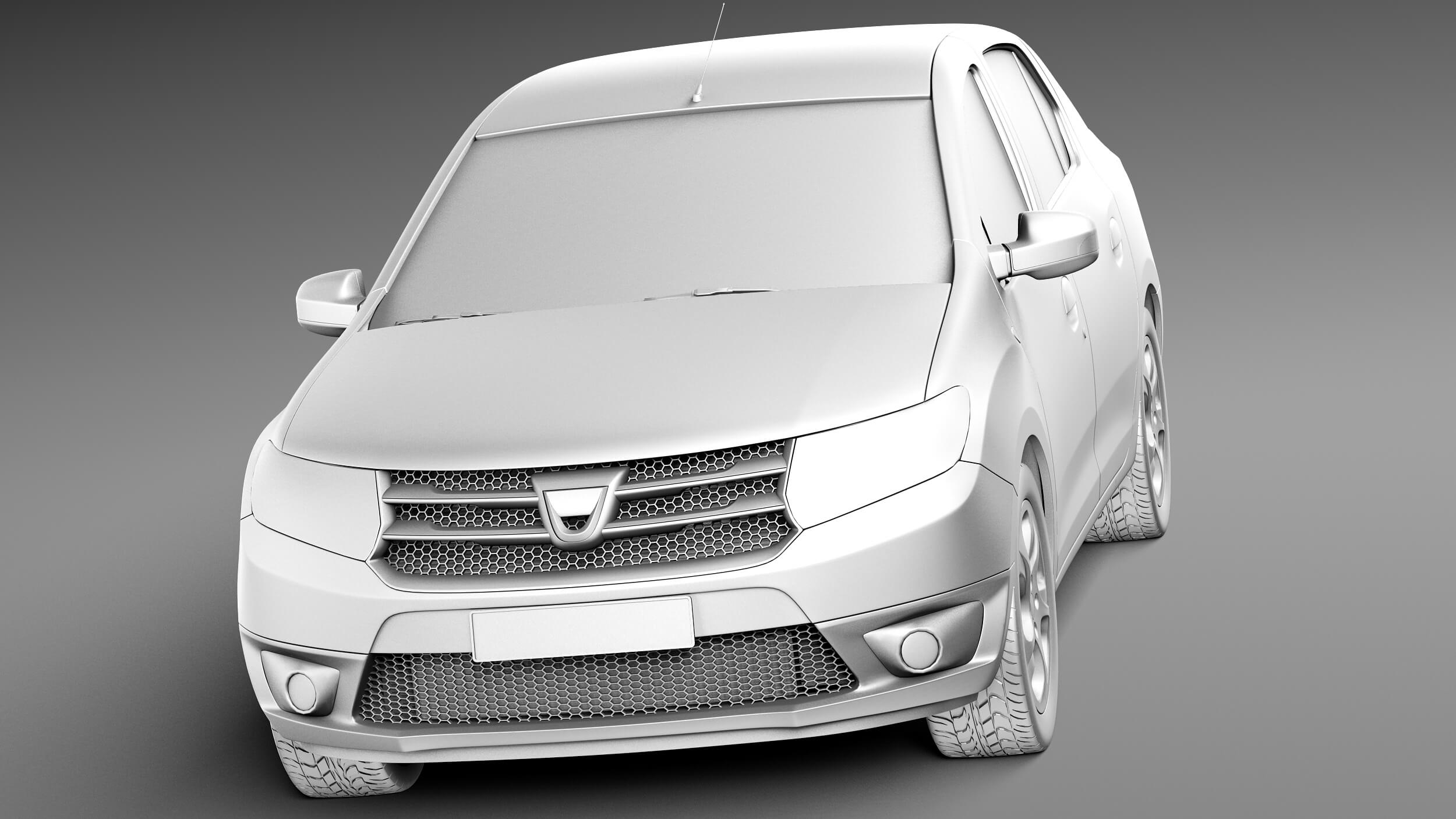 Dacia Logan 2013 - 3D Model by SQUIR