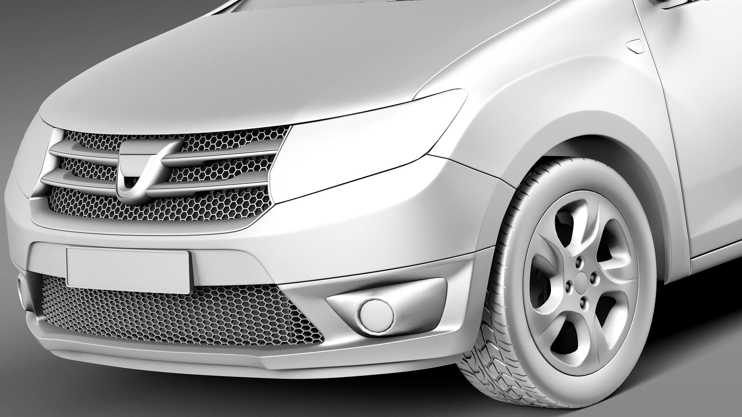 Dacia Logan 2013 - 3D Model by SQUIR