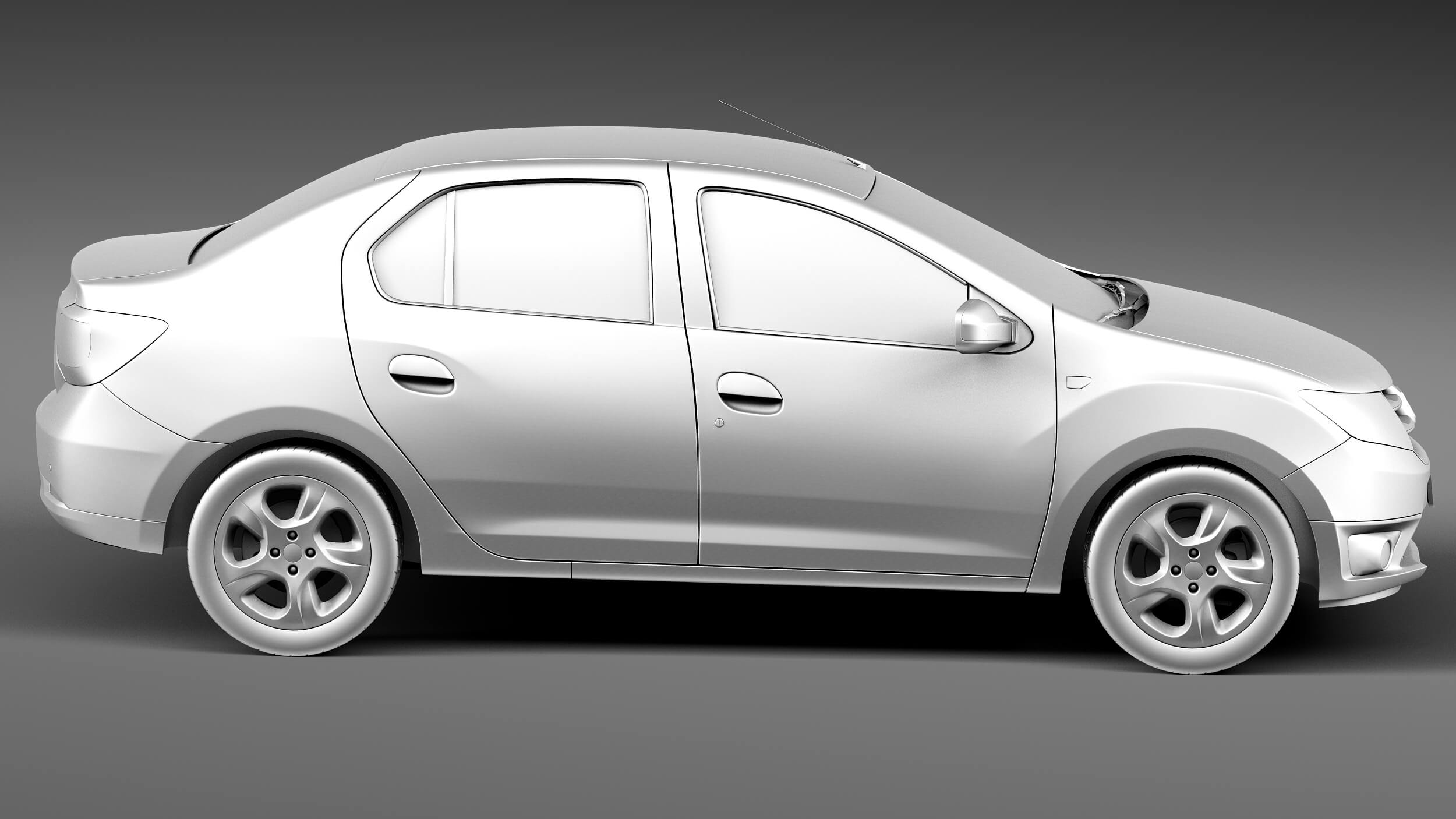 Dacia Logan 2013 - 3D Model by SQUIR