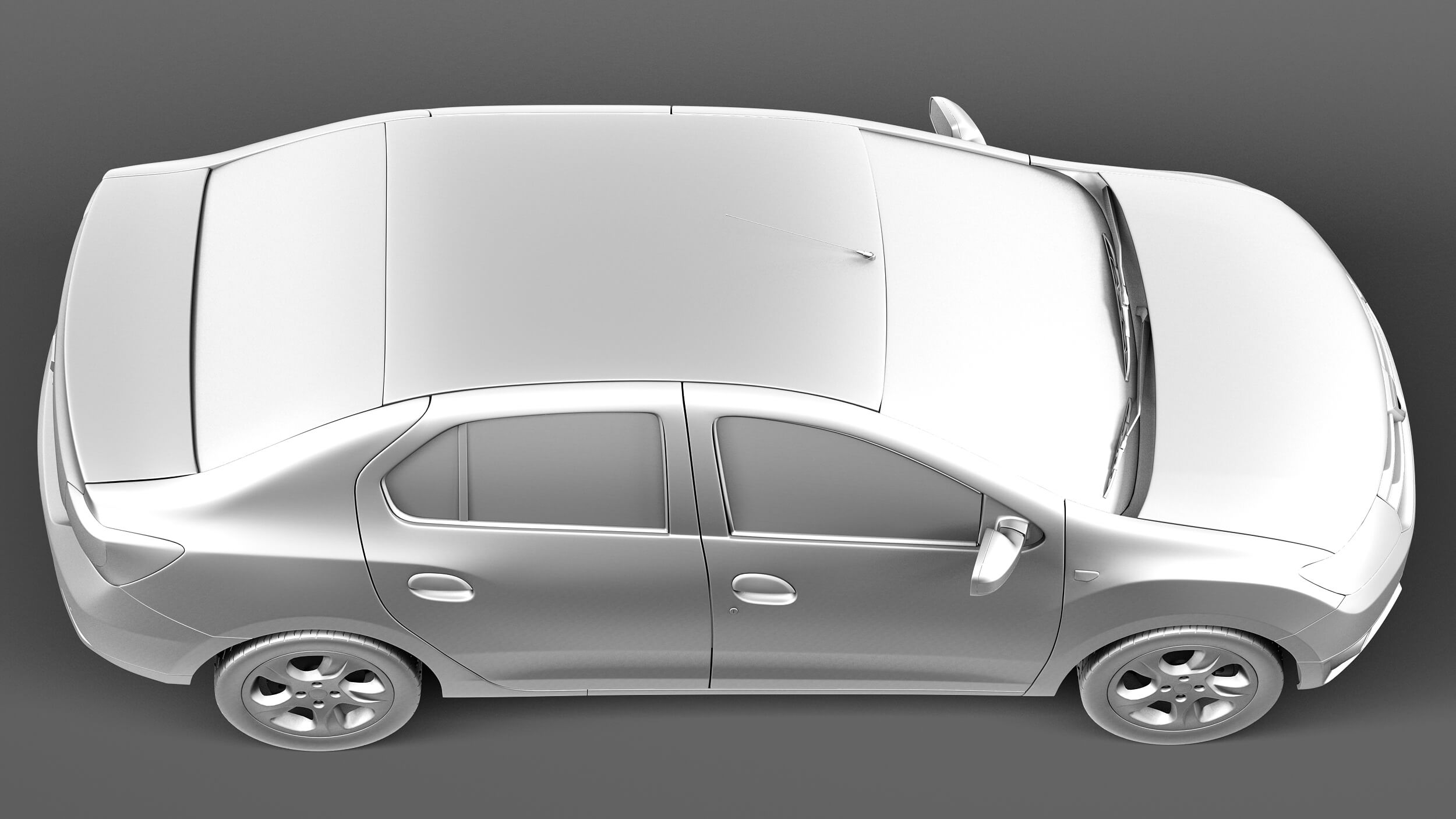 Dacia Logan 2013 - 3D Model by SQUIR