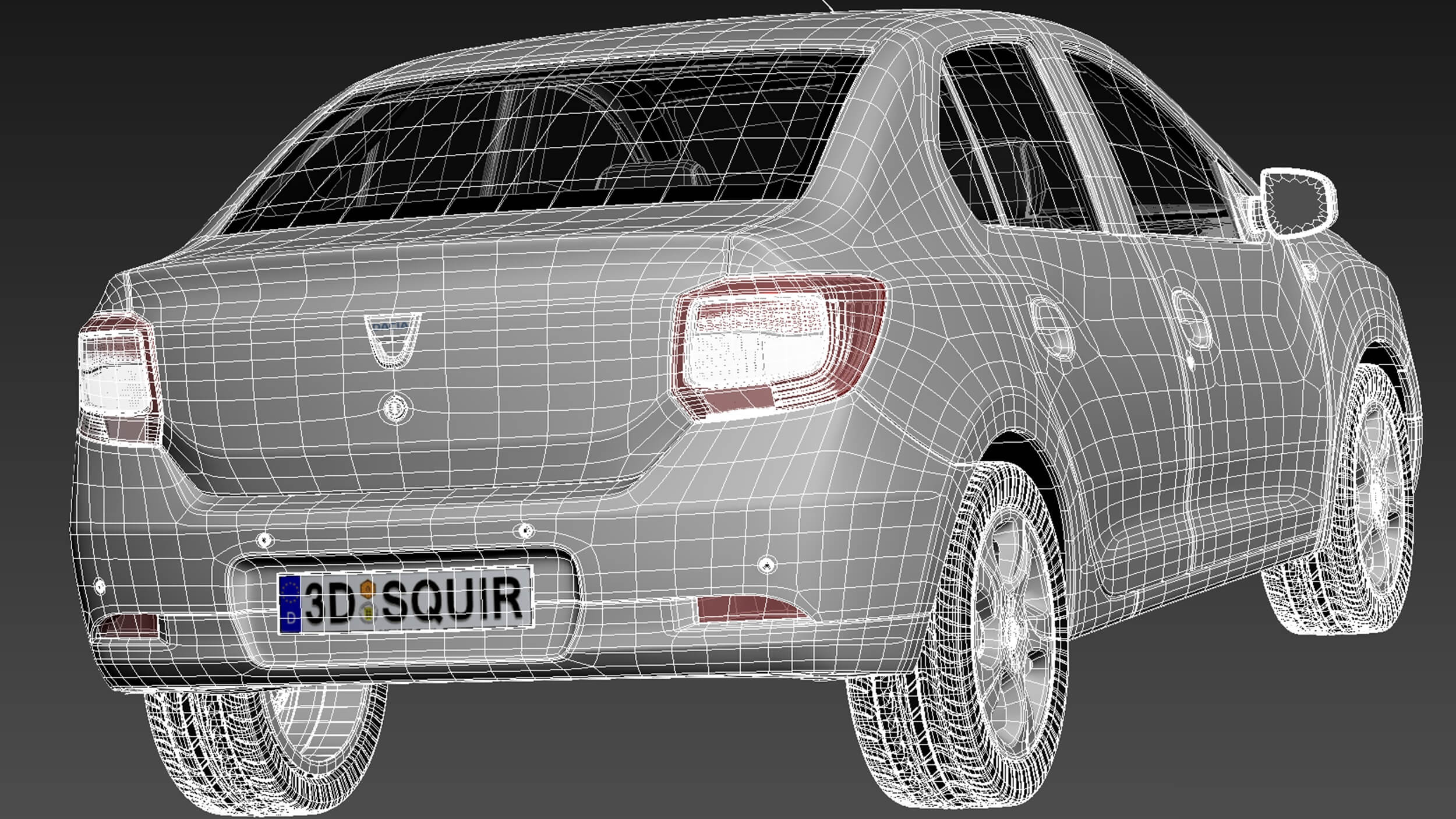 Dacia Logan 2013 - 3D Model by SQUIR
