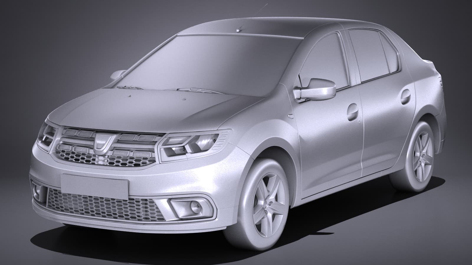 Dacia Logan 2017 - 3D Model by SQUIR