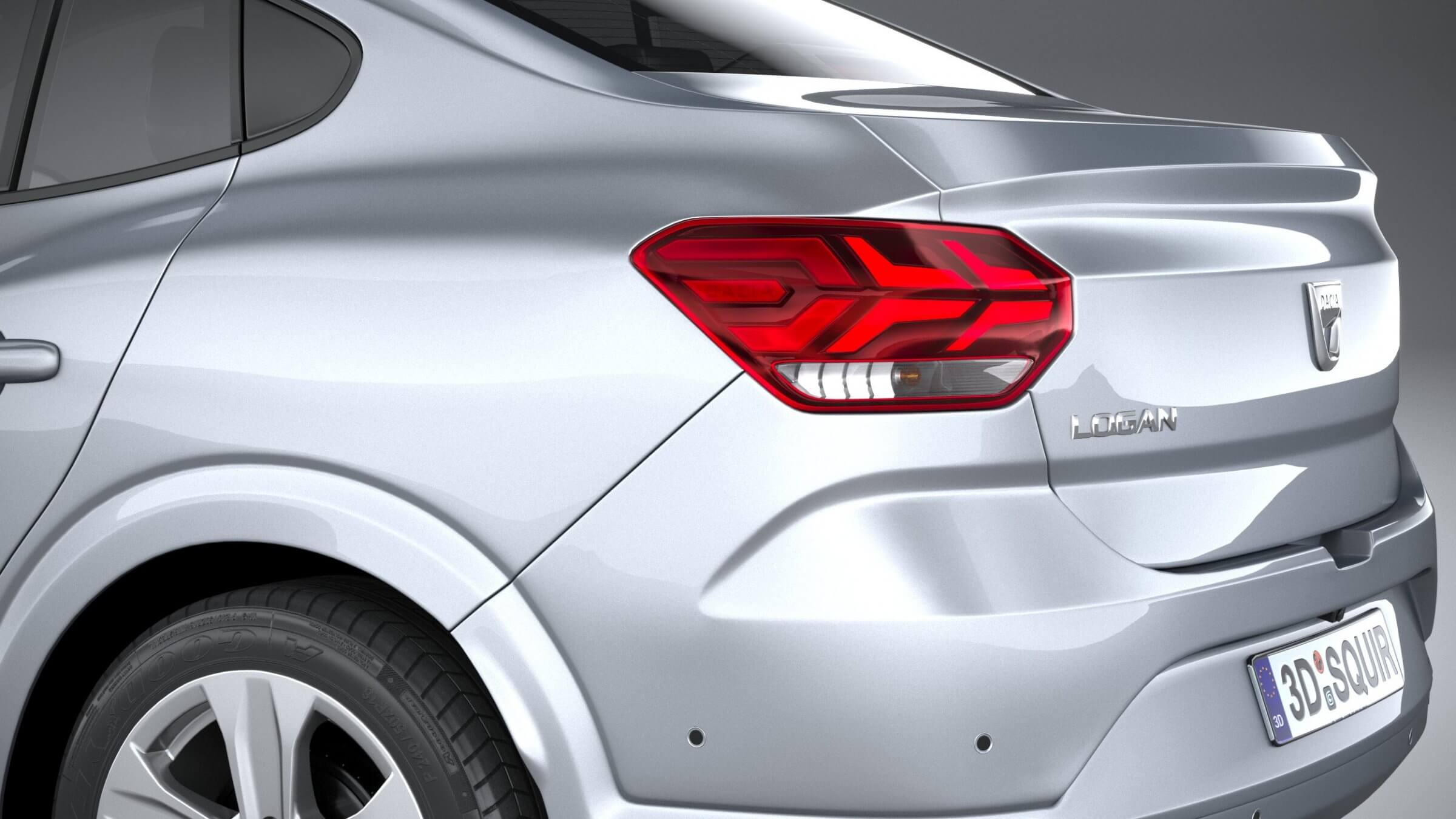 Dacia Logan 2021 - 3D Model by SQUIR