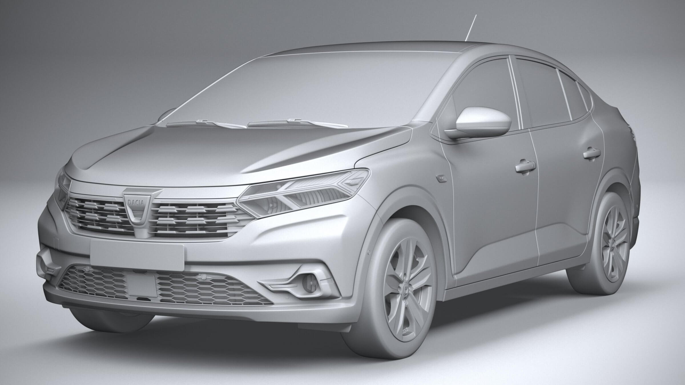 Dacia Logan 2021 - 3D Model by SQUIR