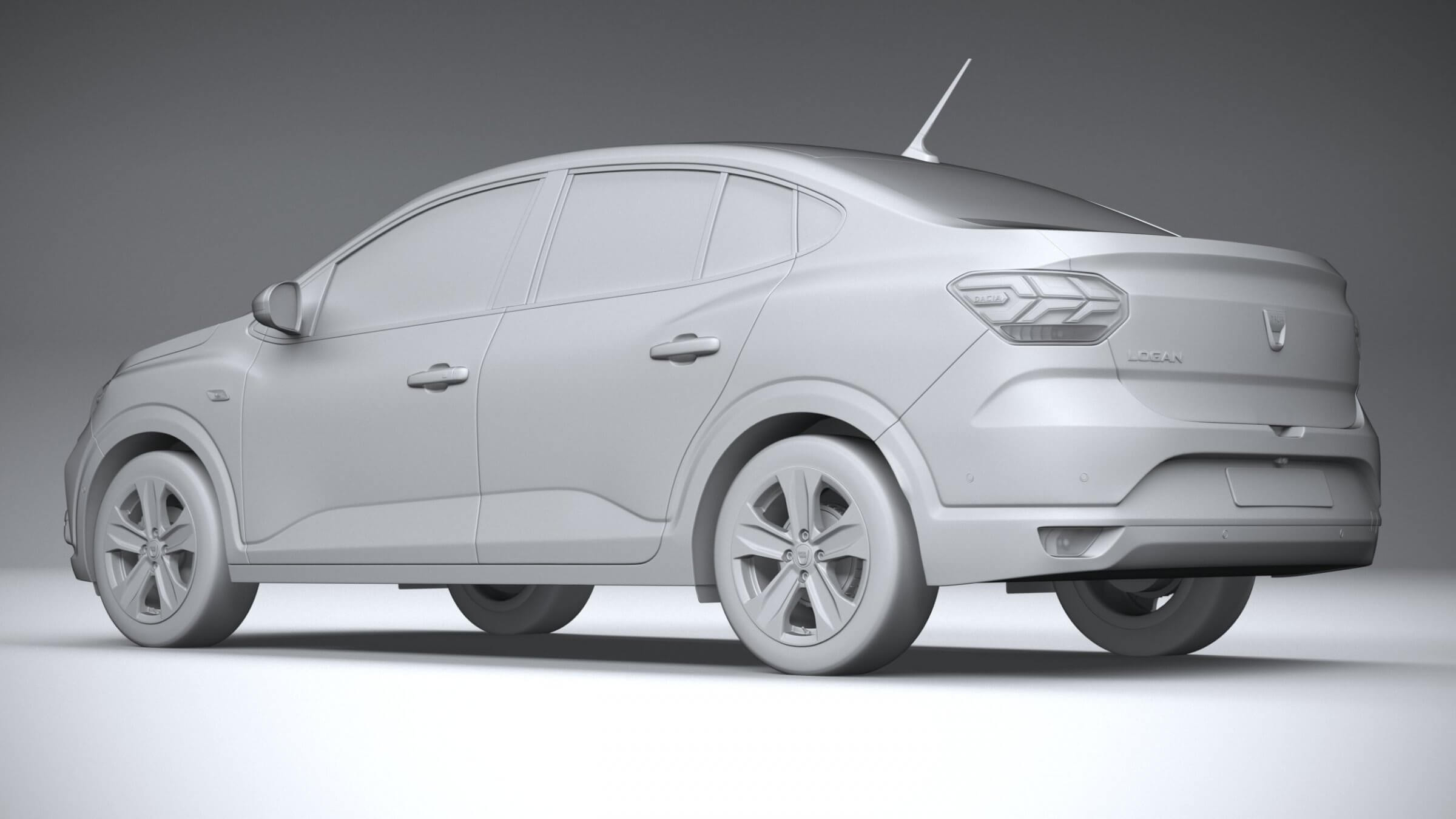 Dacia Logan 2021 - 3D Model by SQUIR