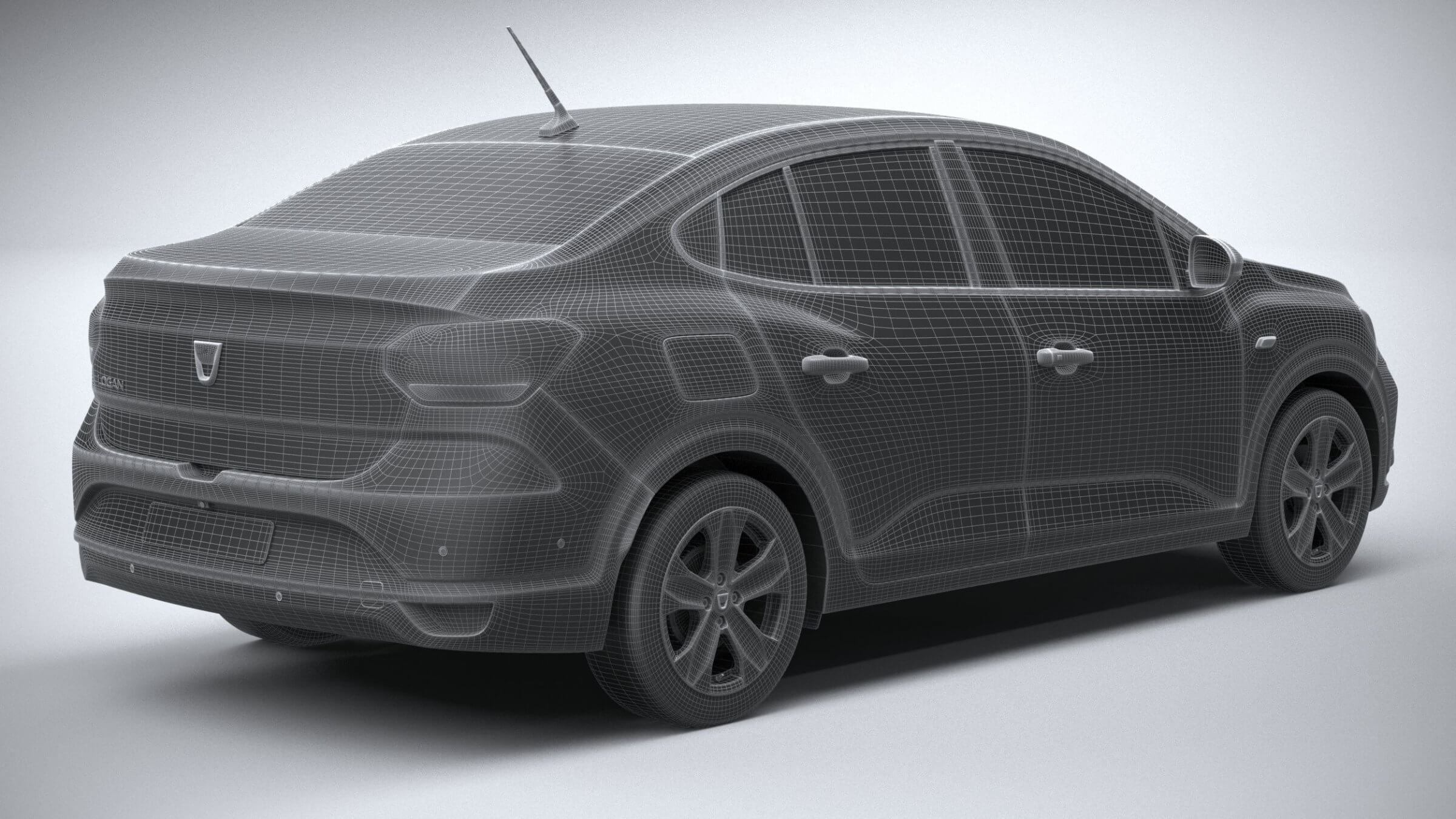 Dacia Logan 2021 - 3D Model by SQUIR