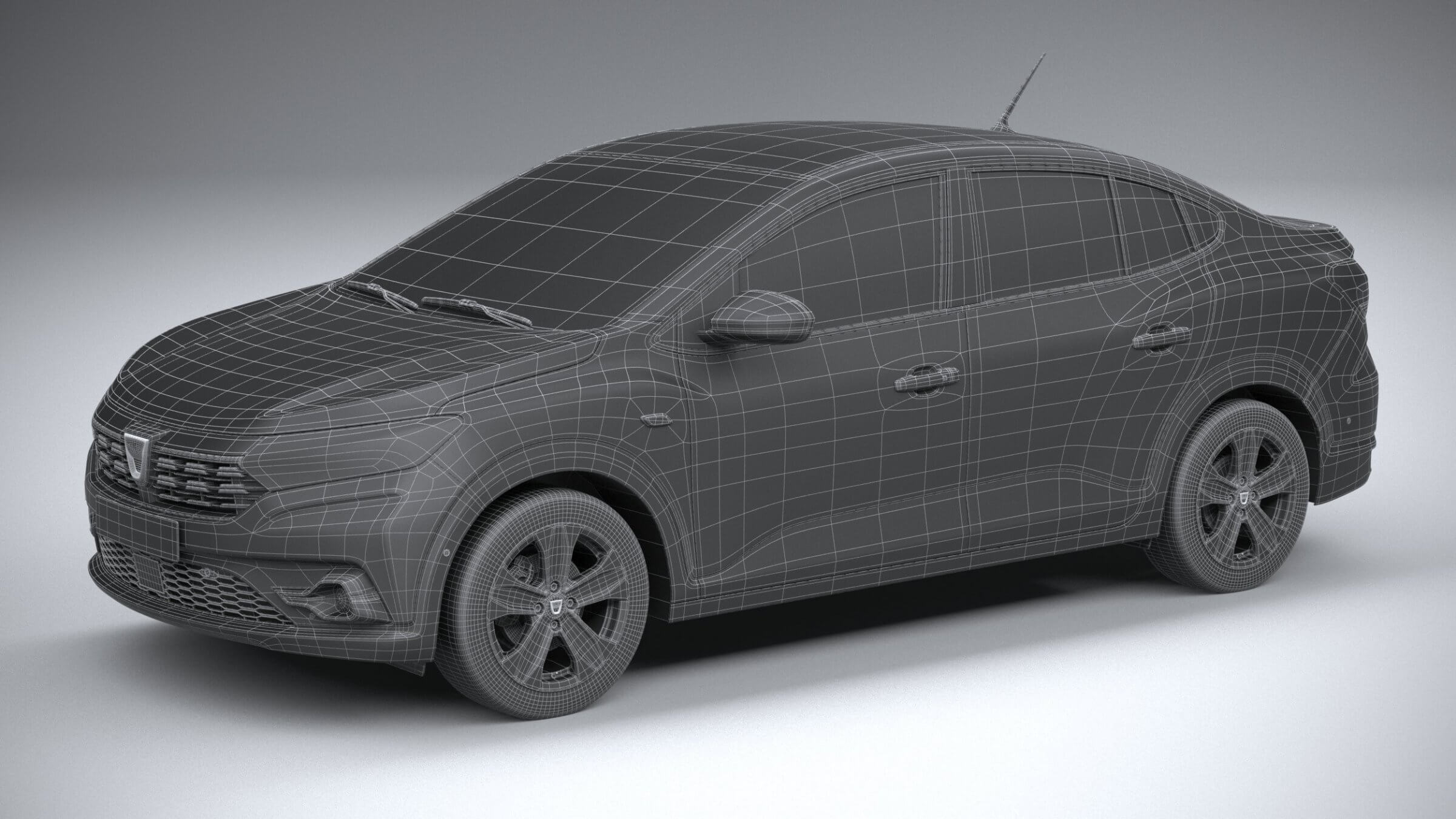 Dacia Logan 2021 - 3D Model by SQUIR