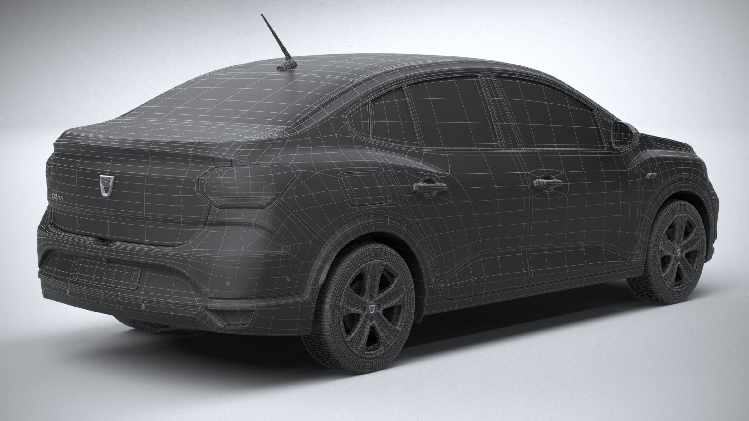 Dacia Logan 2021 - 3D Model by SQUIR