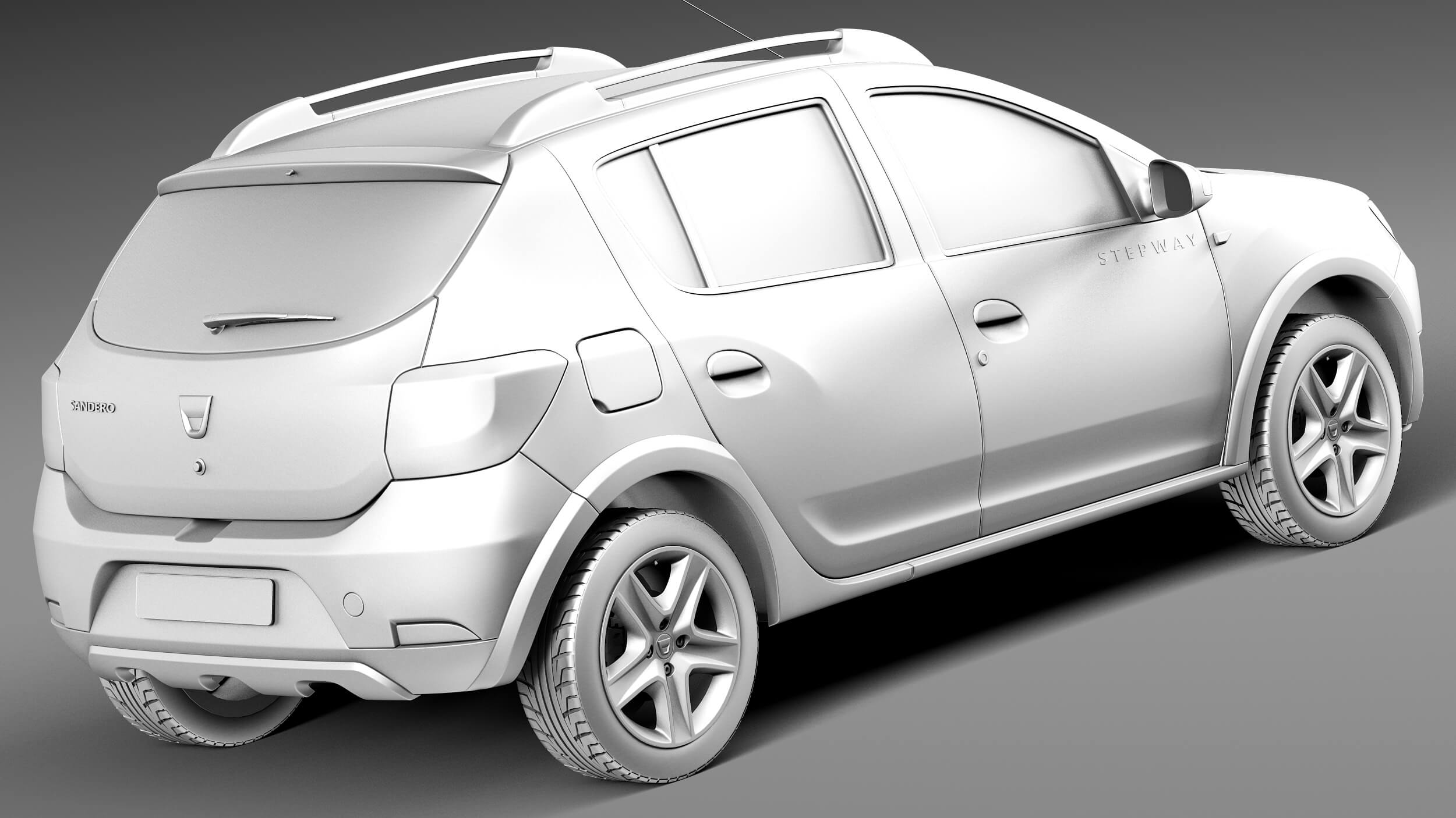 Dacia Sandero 2013 Stepway - 3D Model by SQUIR