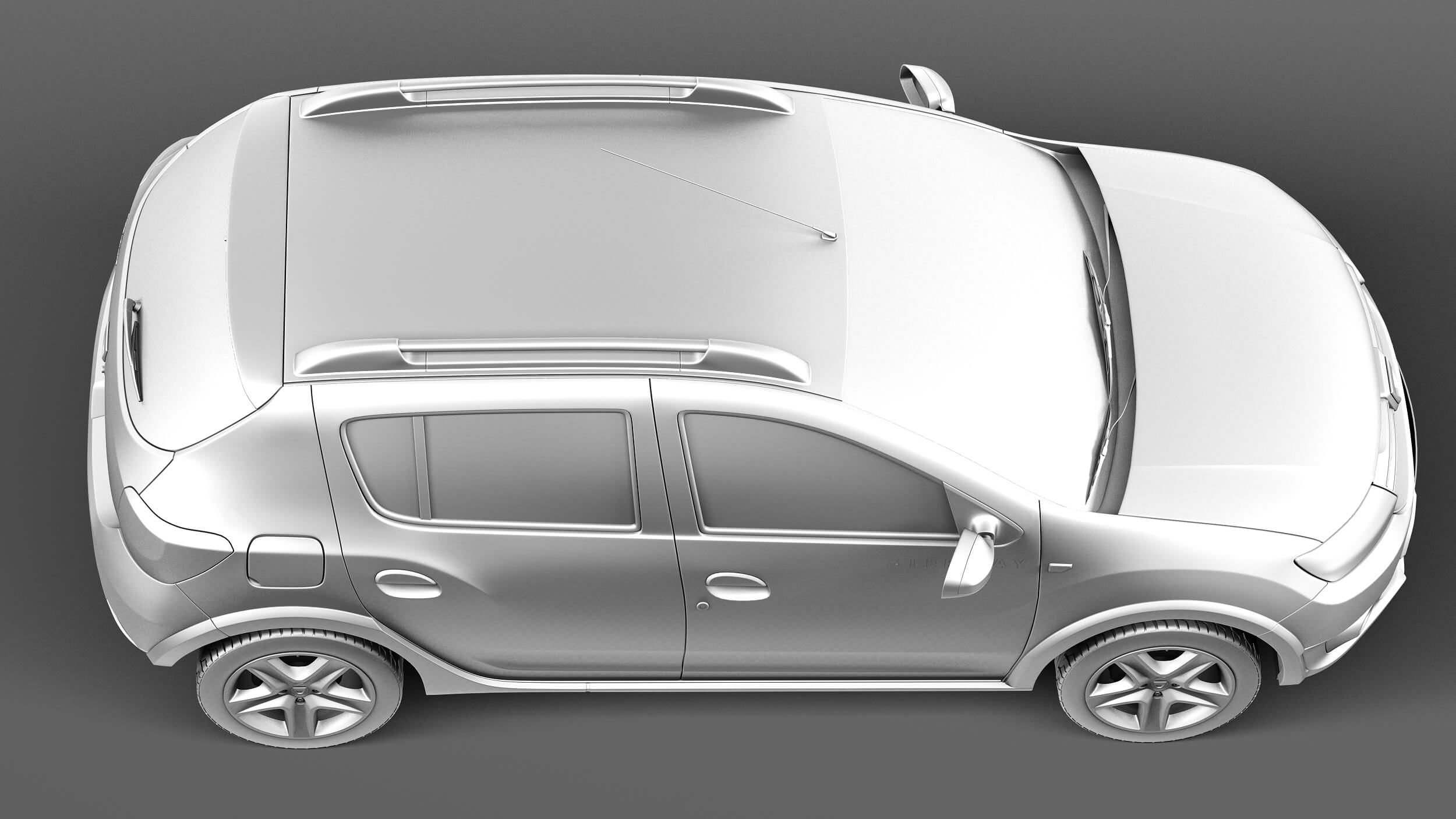 Dacia Sandero 2013 Stepway - 3D Model by SQUIR