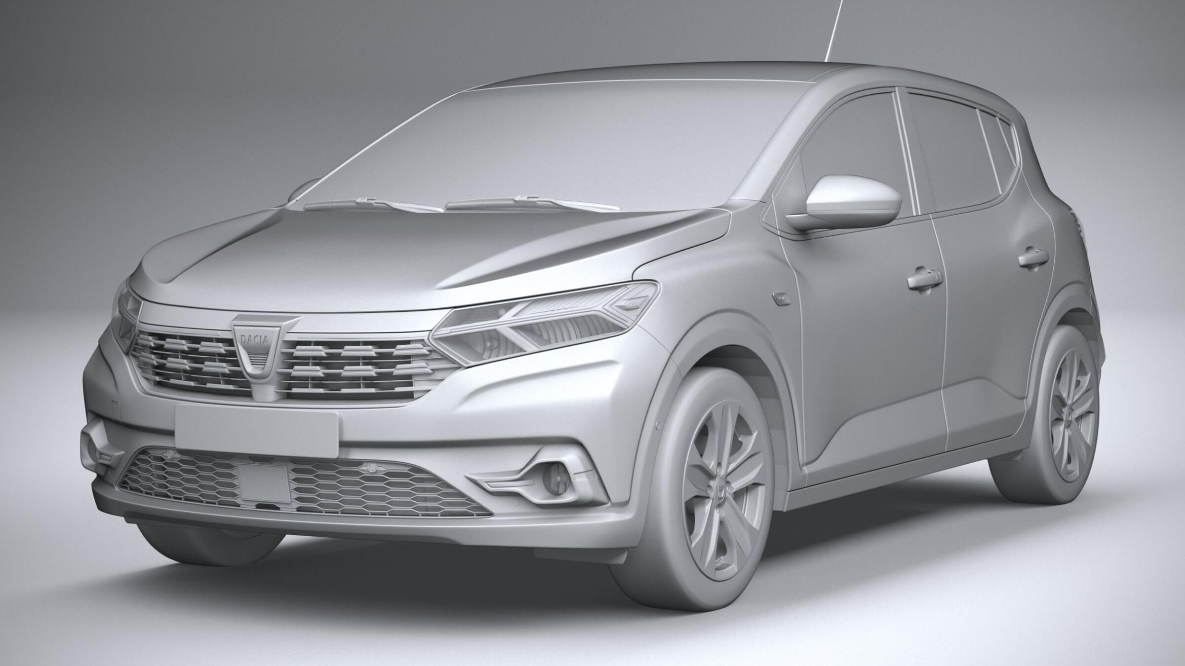 Dacia Sandero 2021 - 3D Model by SQUIR