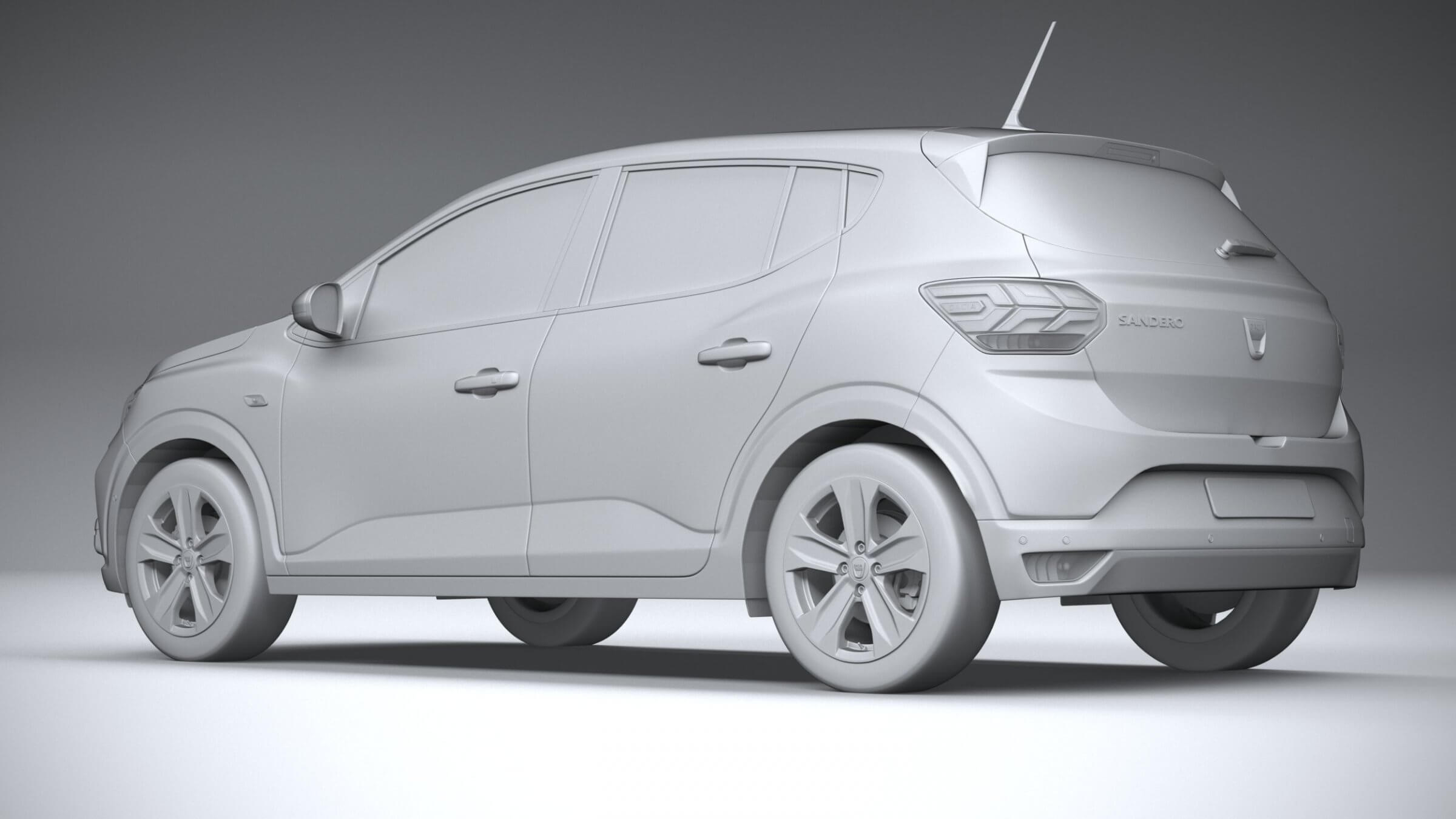 Dacia Sandero 2021 - 3D Model by SQUIR