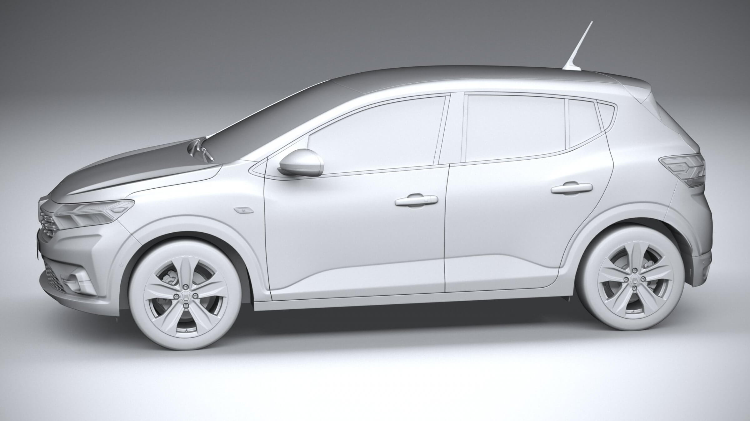 Dacia Sandero 2021 - 3D Model by SQUIR