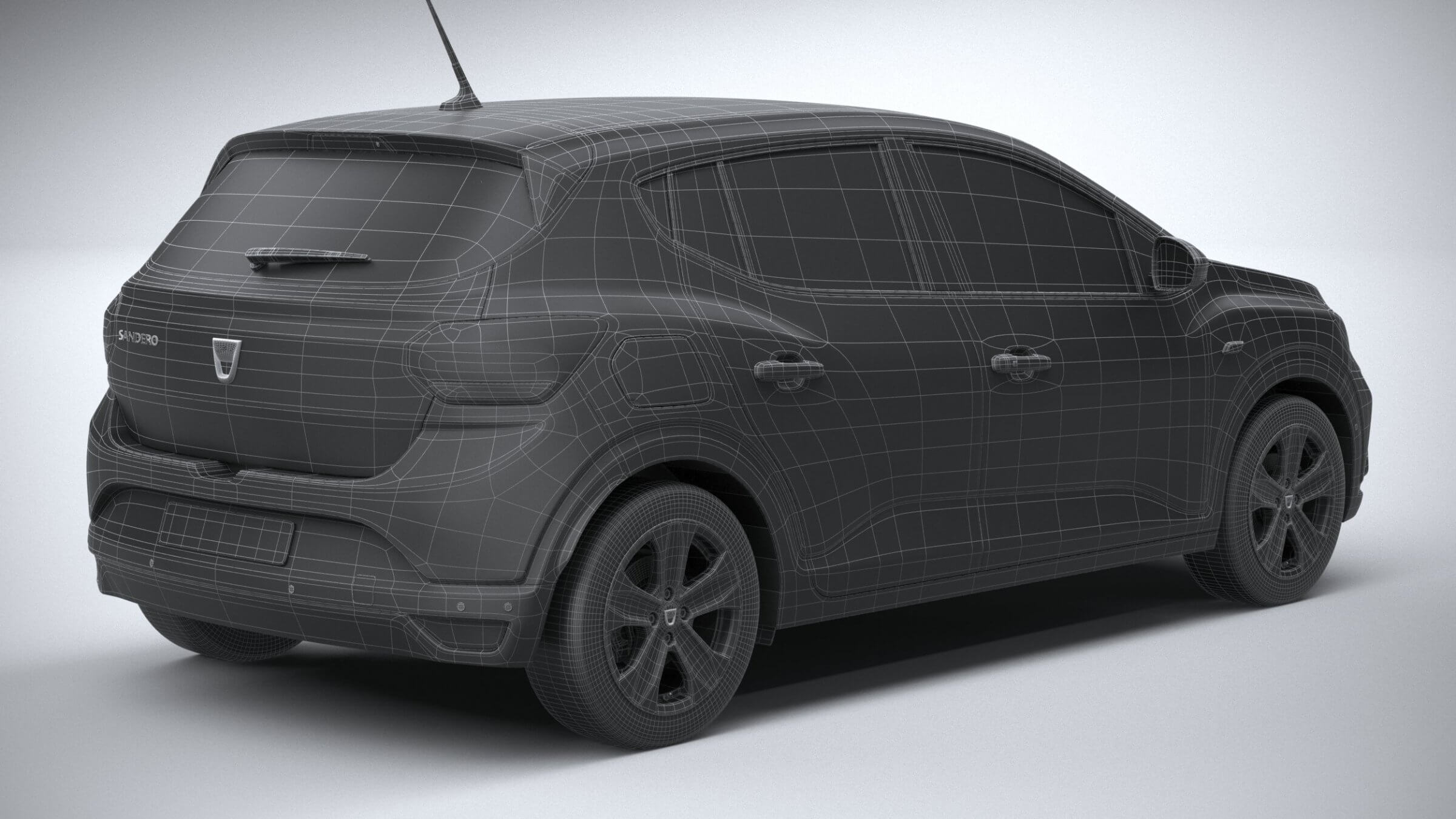 Dacia Sandero 2021 - 3D Model by SQUIR