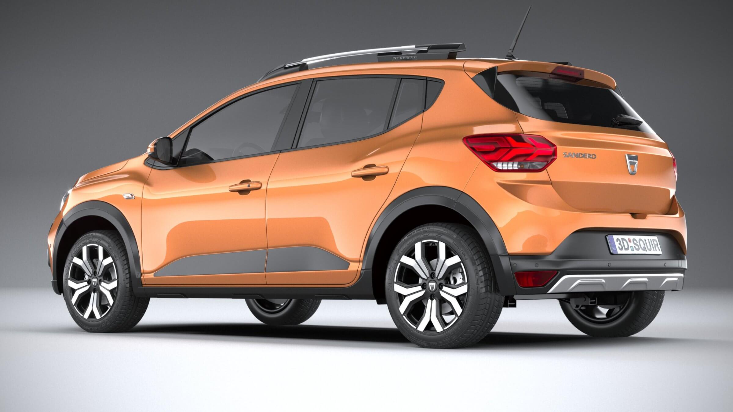 Dacia Sandero Stepway 2021 - 3D Model by SQUIR