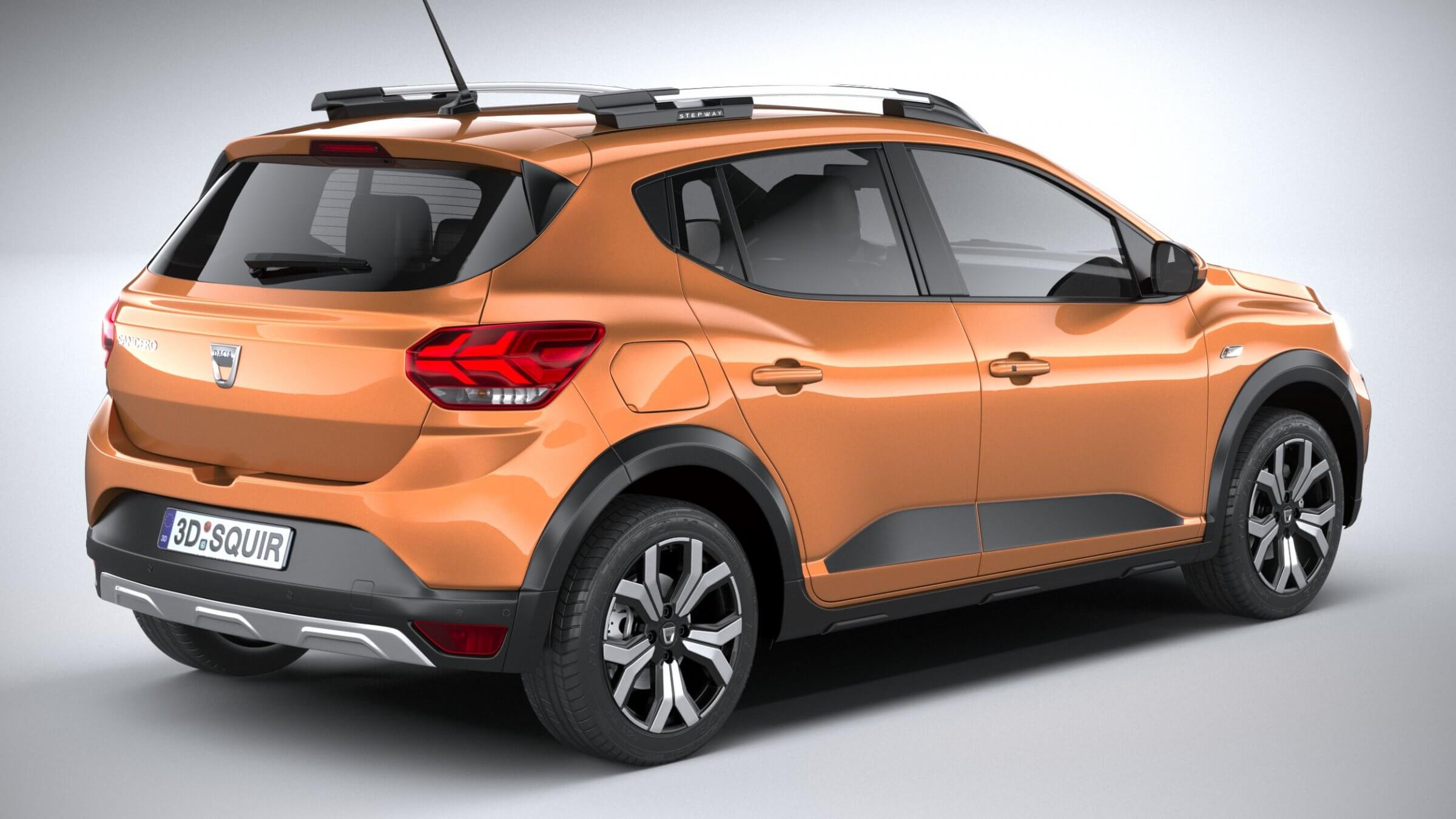 Dacia Sandero Stepway 2021 - 3D Model by SQUIR