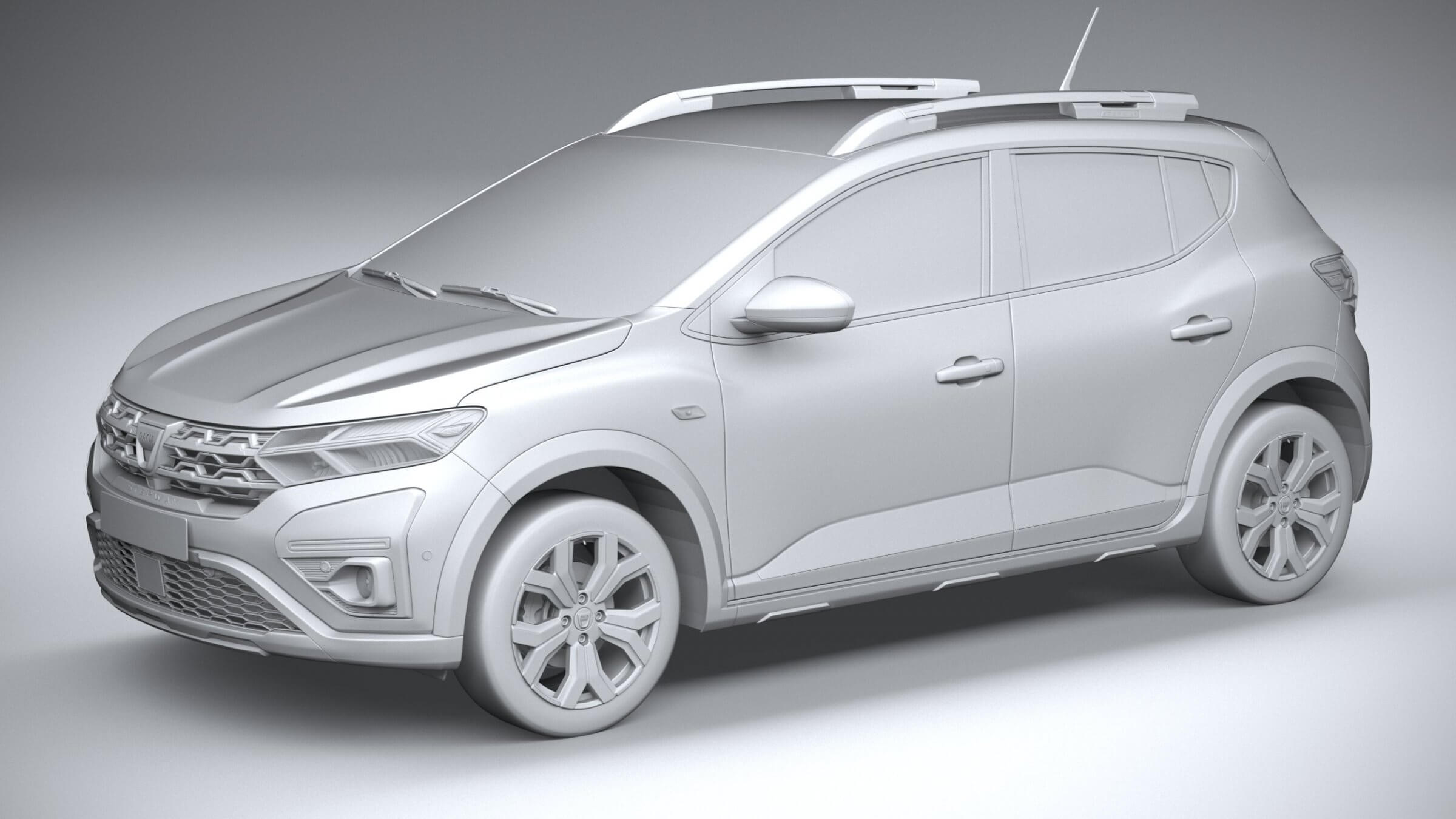 Dacia Sandero Stepway 2021 - 3D Model by SQUIR