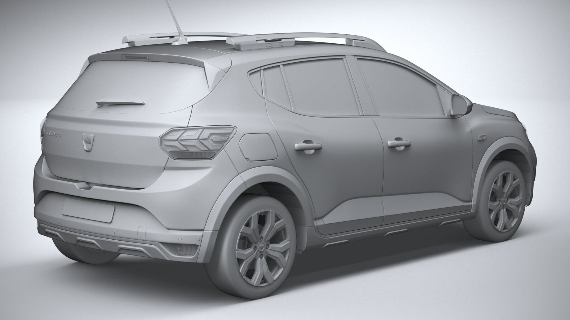 Dacia Sandero Stepway 2021 - 3D Model by SQUIR
