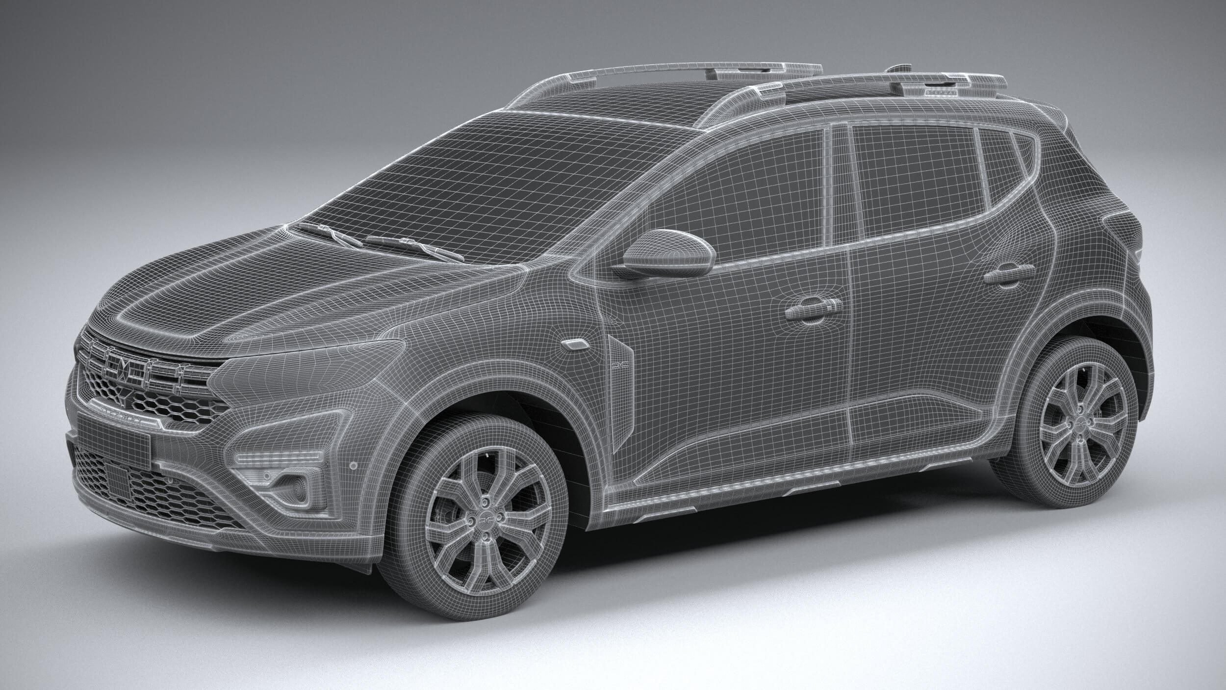 Dacia Sandero Stepway Extreme 2023 - 3D Model by SQUIR