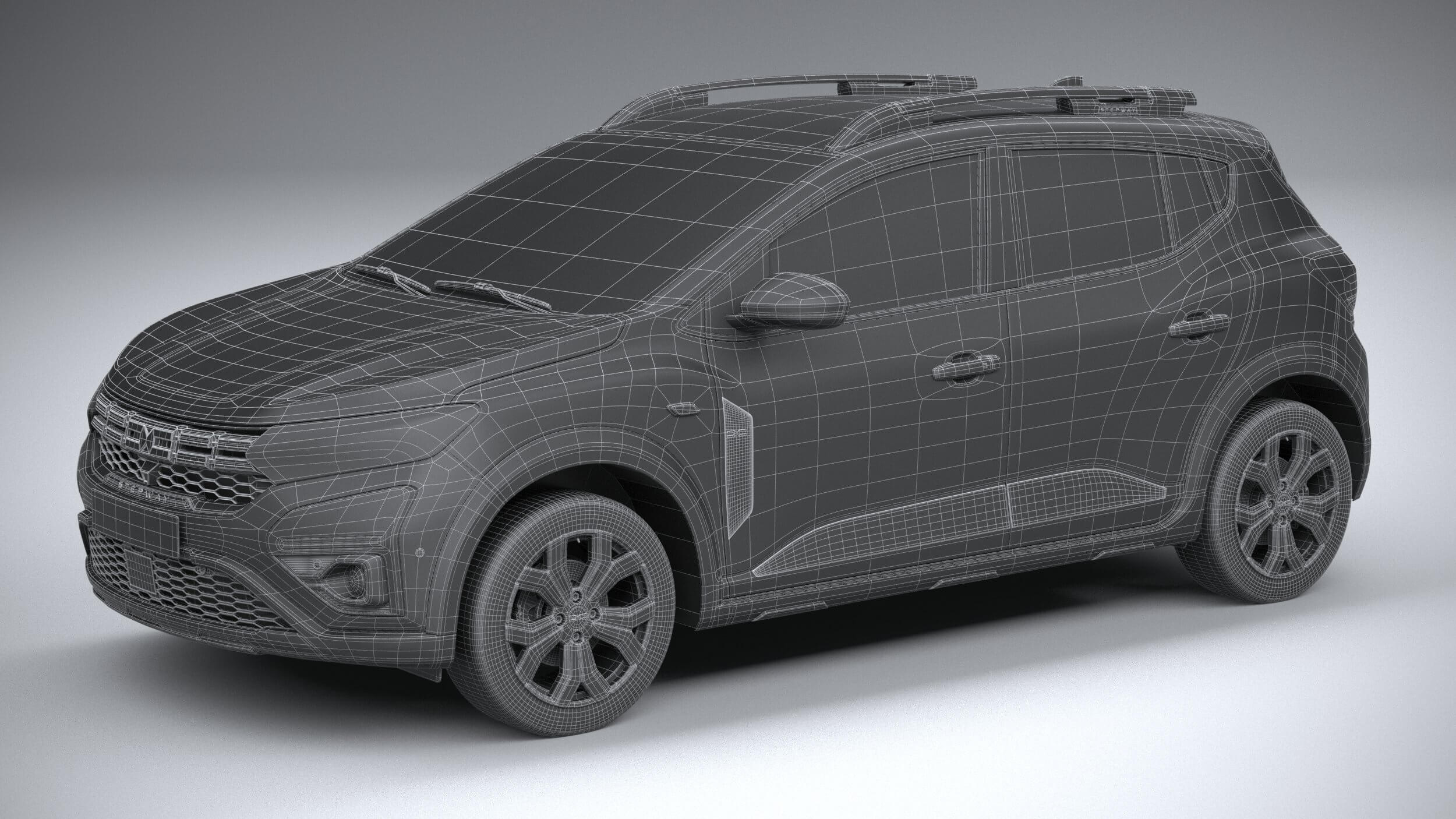 Dacia Sandero Stepway Extreme 2023 - 3D Model by SQUIR