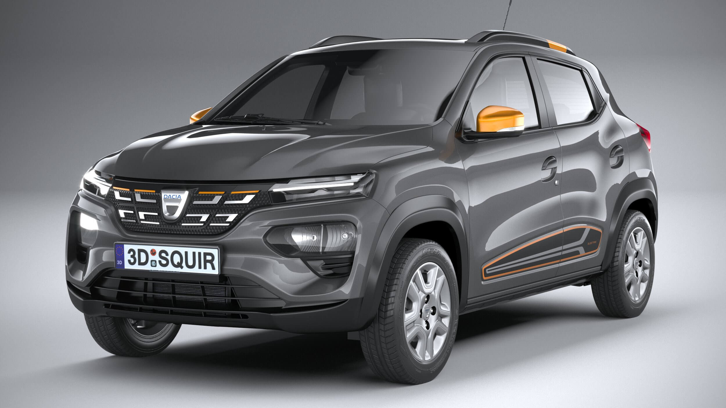 Dacia Spring 2022 - 3D Model by SQUIR