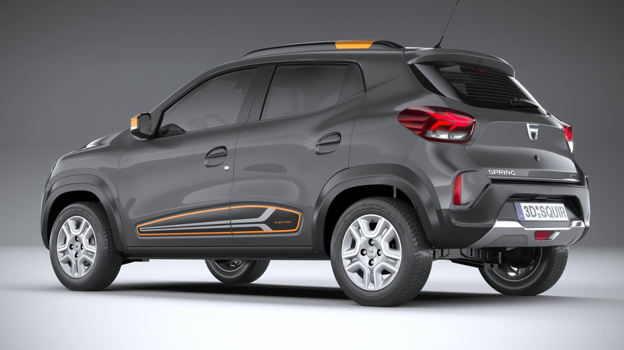 Dacia Spring 2022 - 3D Model by SQUIR