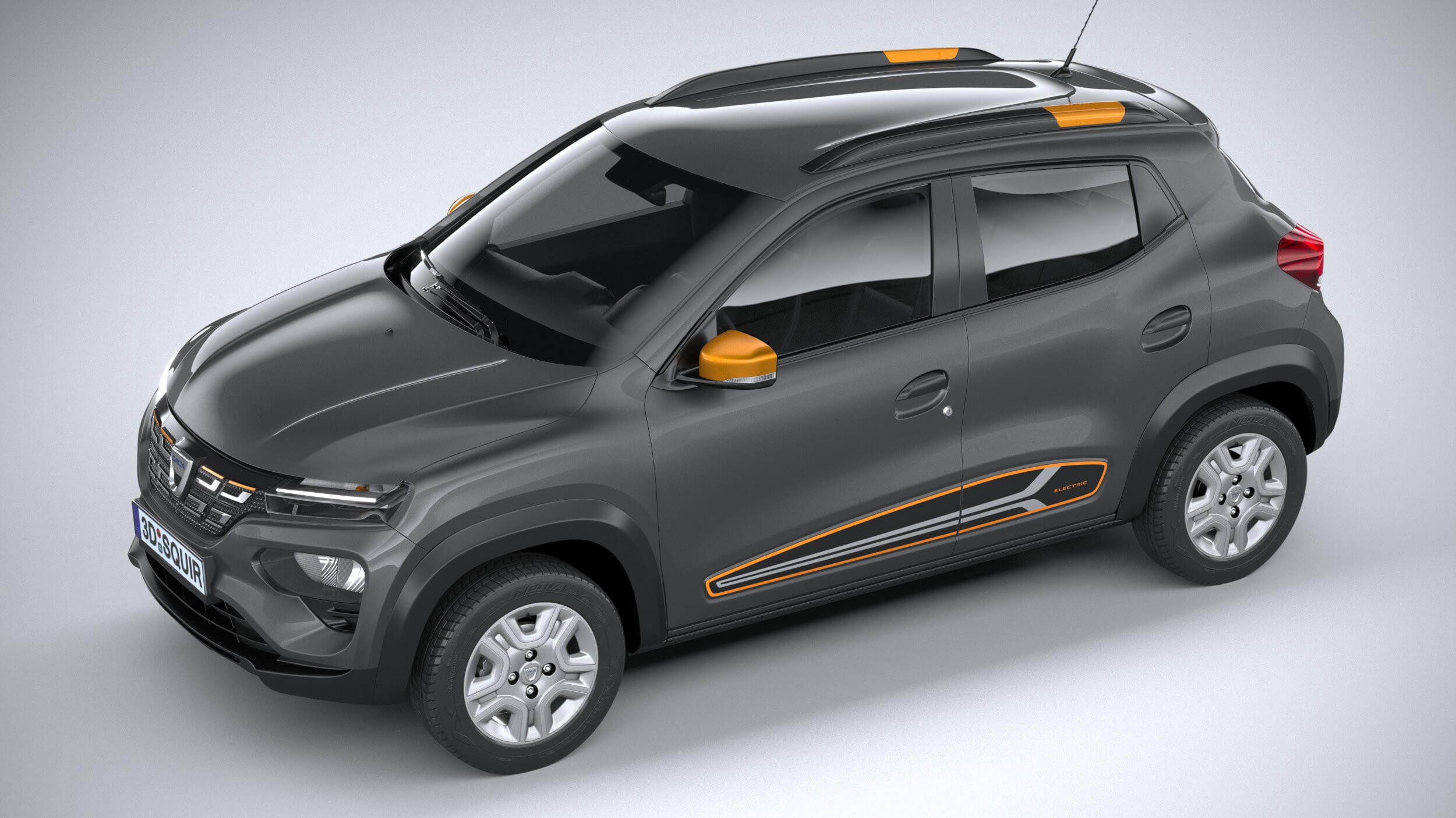 Dacia Spring 2022 - 3D Model by SQUIR