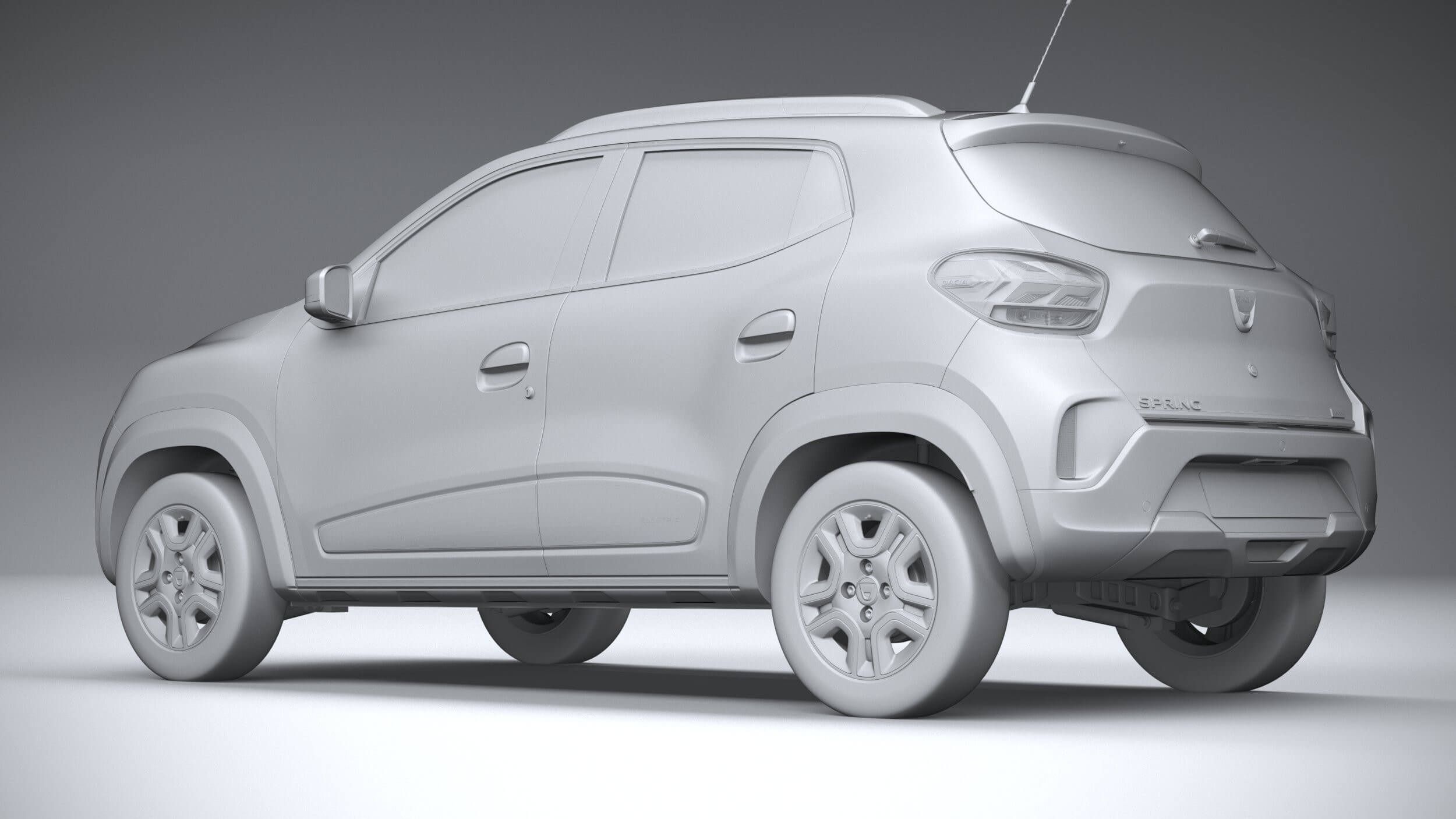 Dacia Spring 2022 - 3D Model by SQUIR