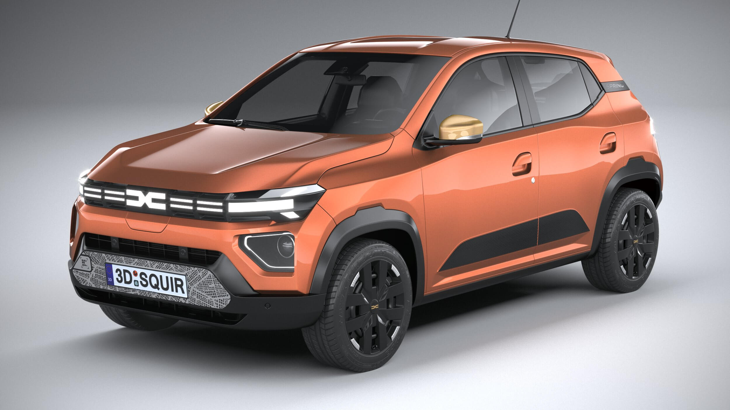 Dacia Spring 2025 - 3D Model by SQUIR