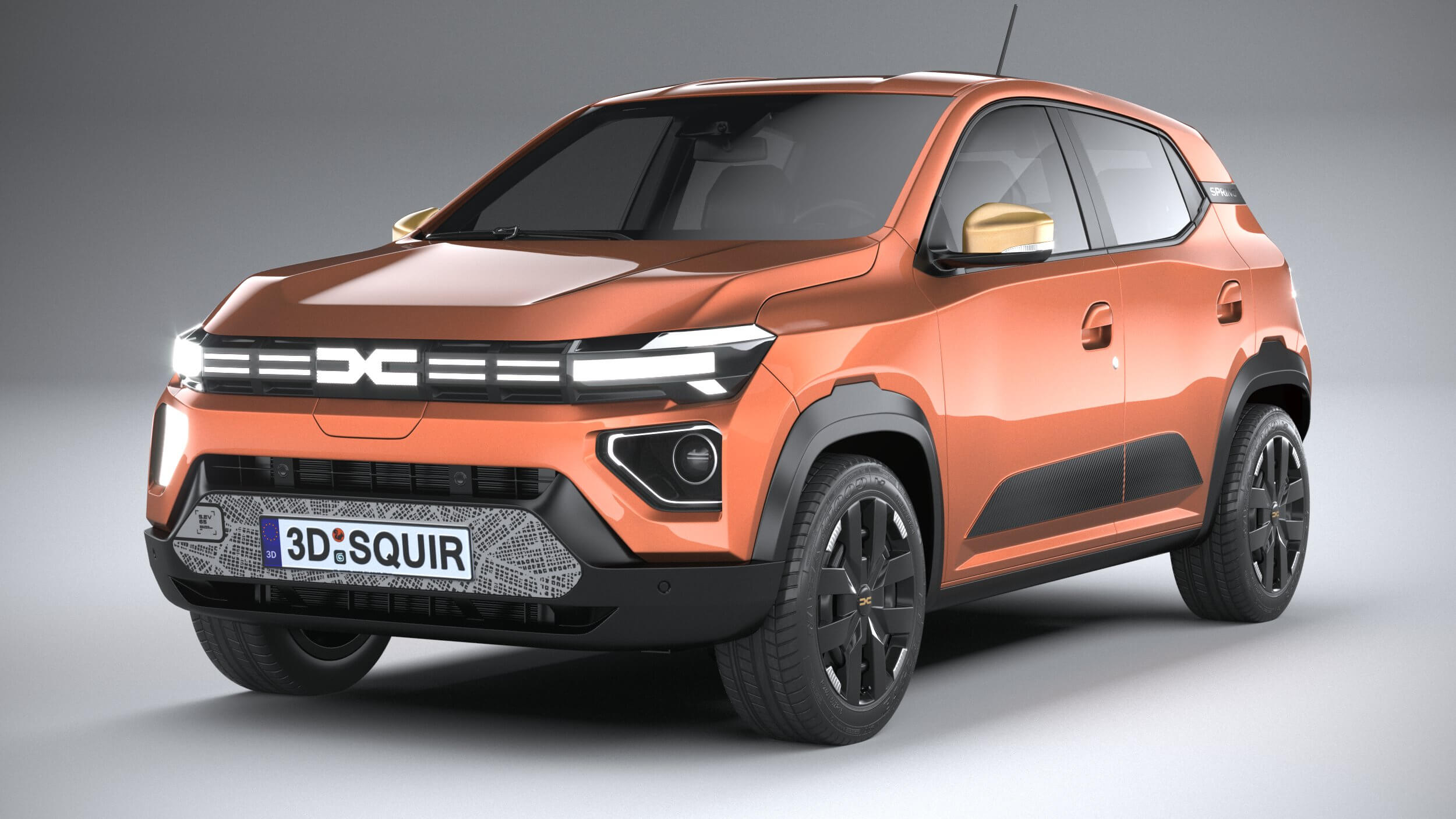 Dacia Spring 2025 - 3D Model by SQUIR