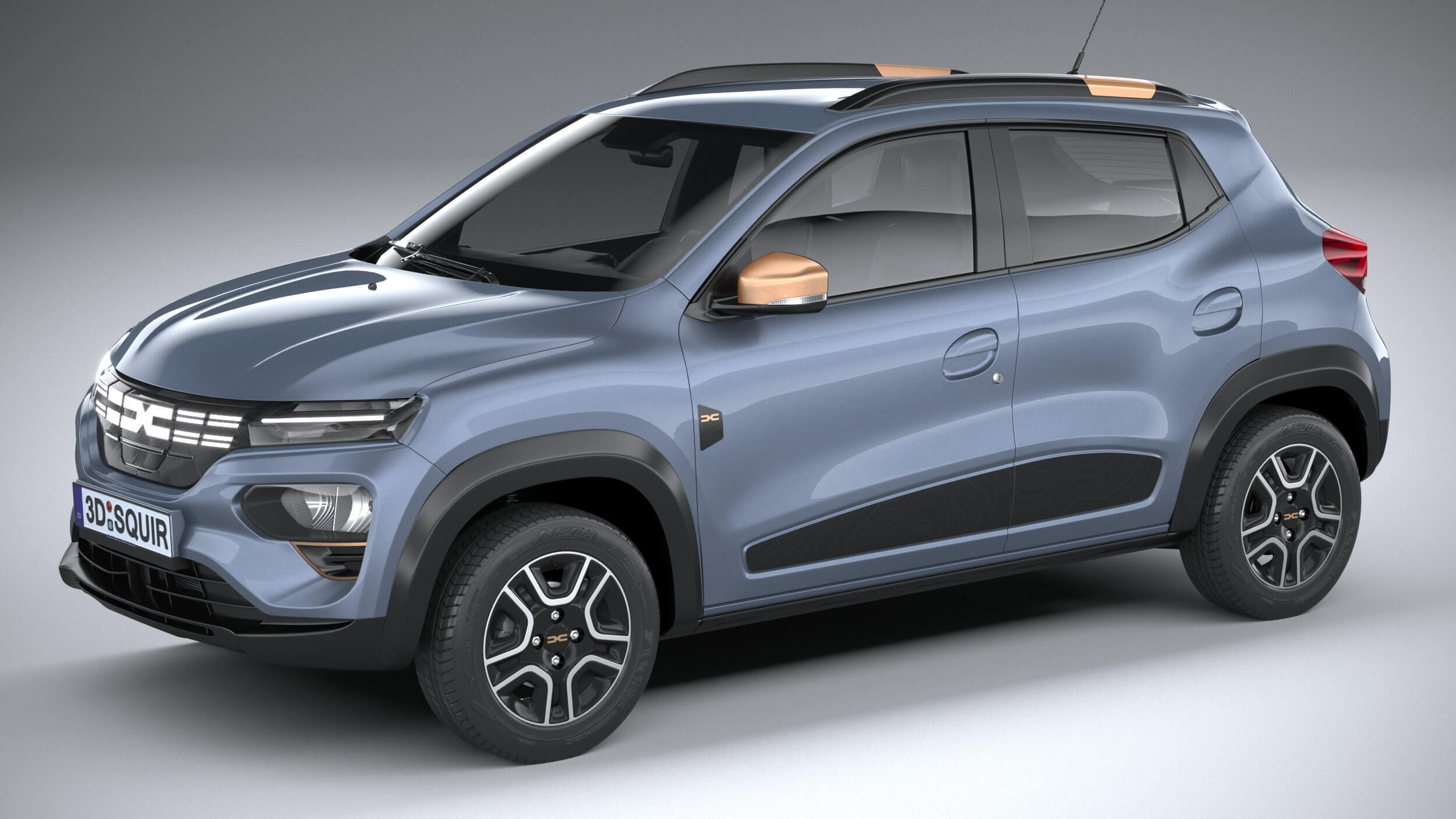 Dacia Spring Extreme 2023 - 3D Model by SQUIR