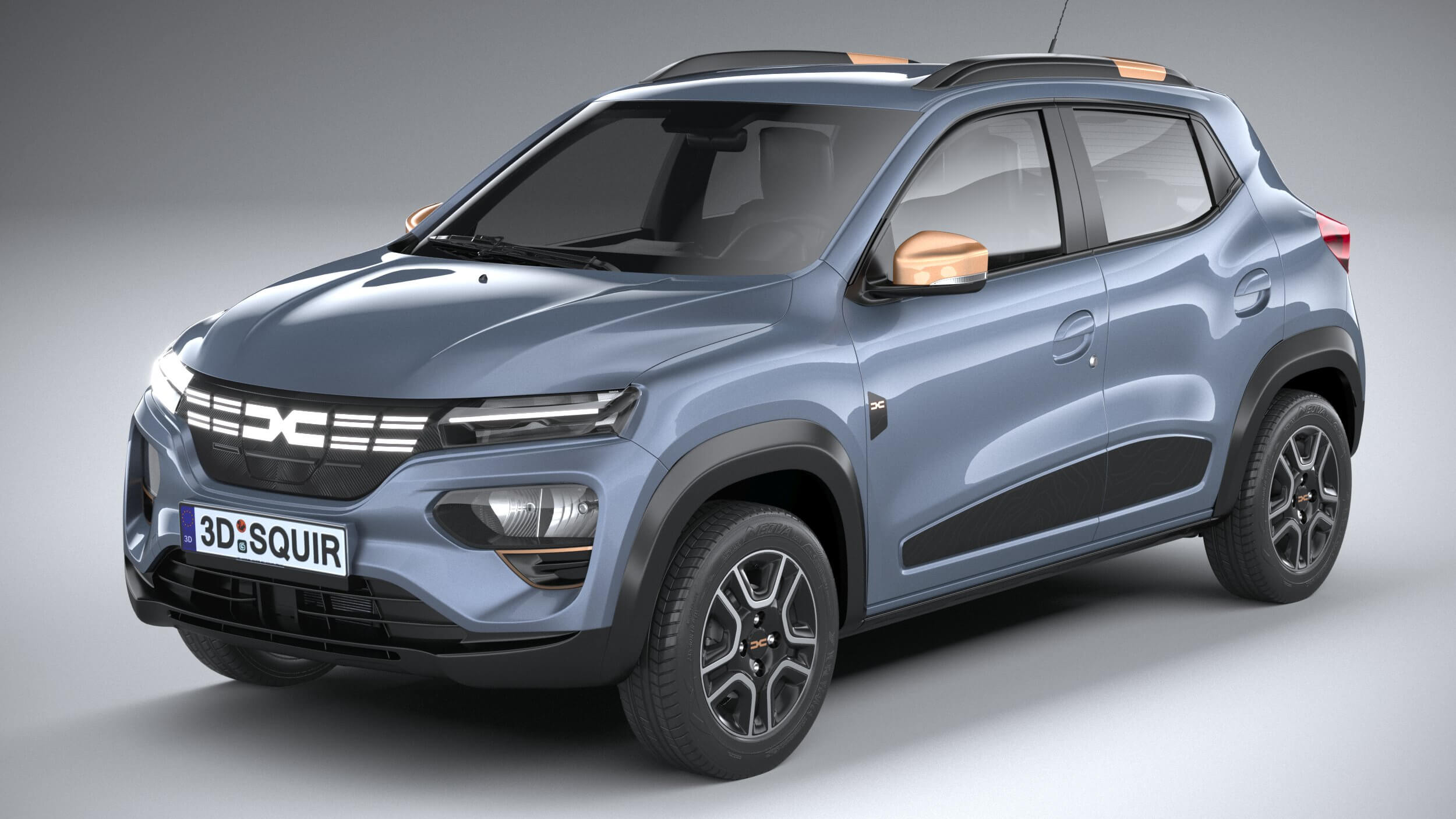 Dacia Spring Extreme 2023 - 3D Model by SQUIR