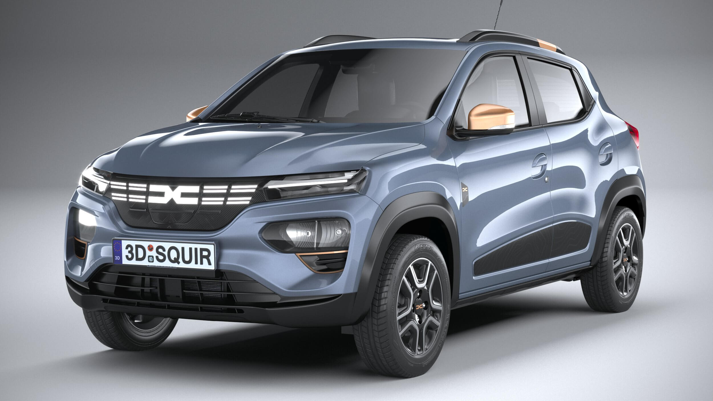 Dacia Spring Extreme 2023 - 3D Model by SQUIR