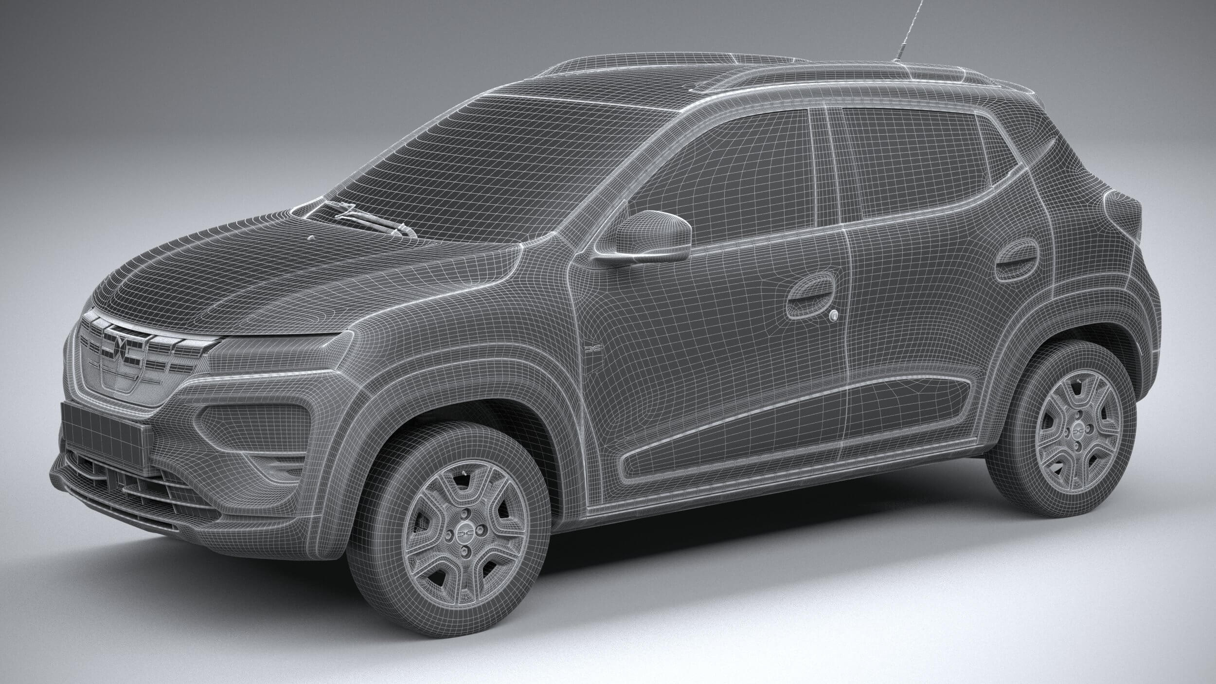 Dacia Spring Extreme 2023 - 3D Model by SQUIR