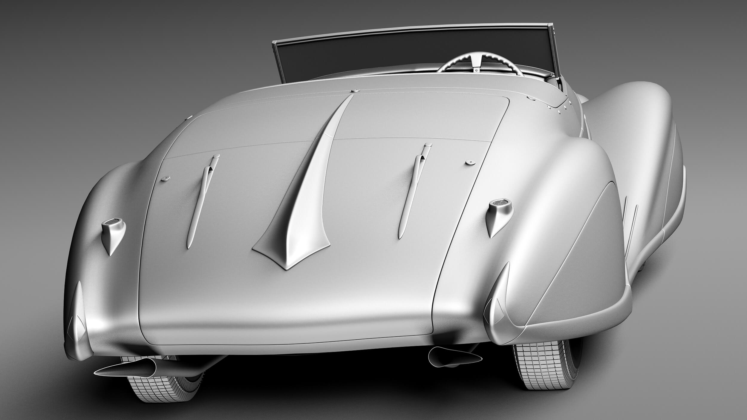 Delahaye T165 1939 - 3D Model by SQUIR