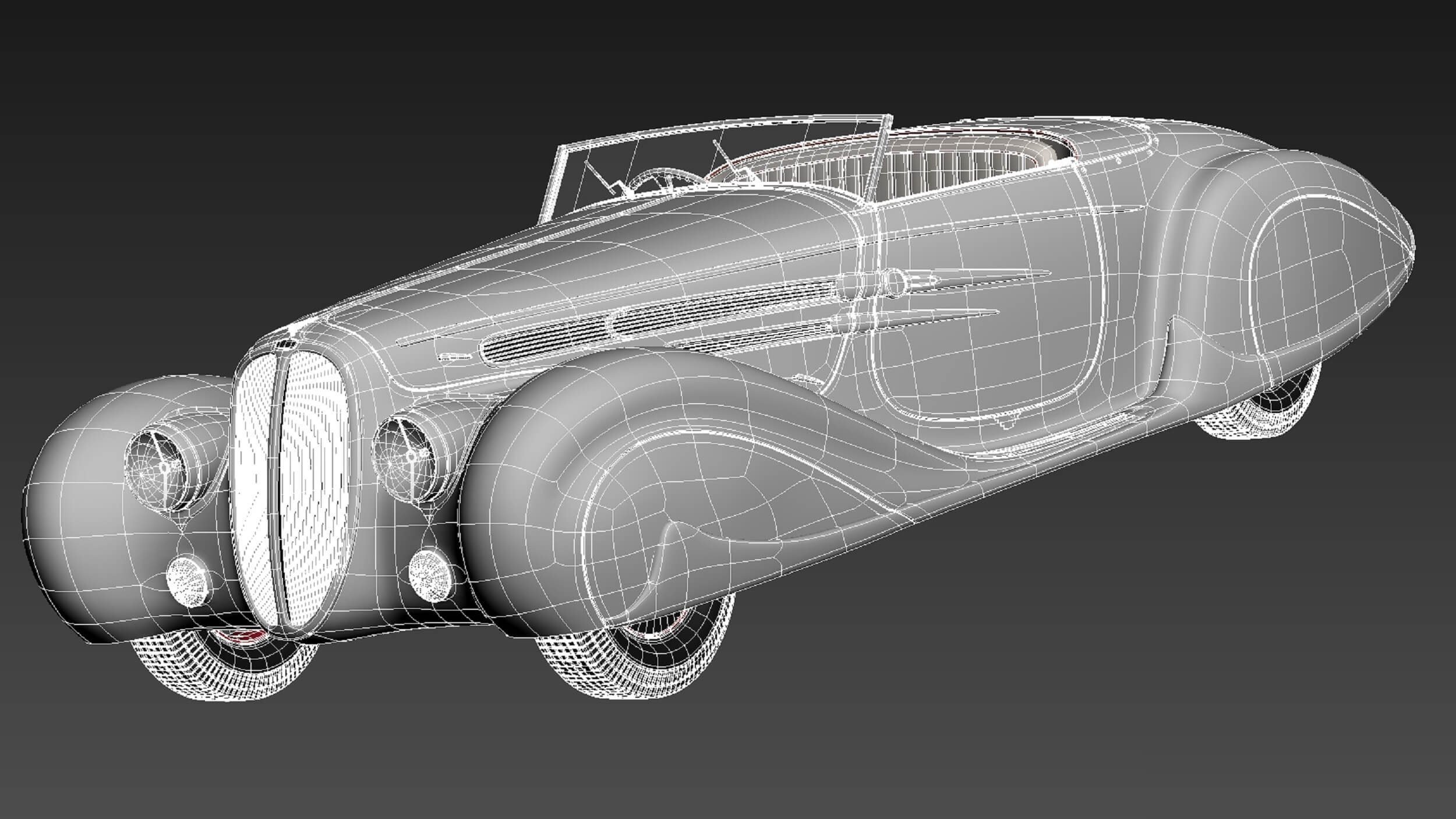 Delahaye T165 1939 - 3D Model by SQUIR