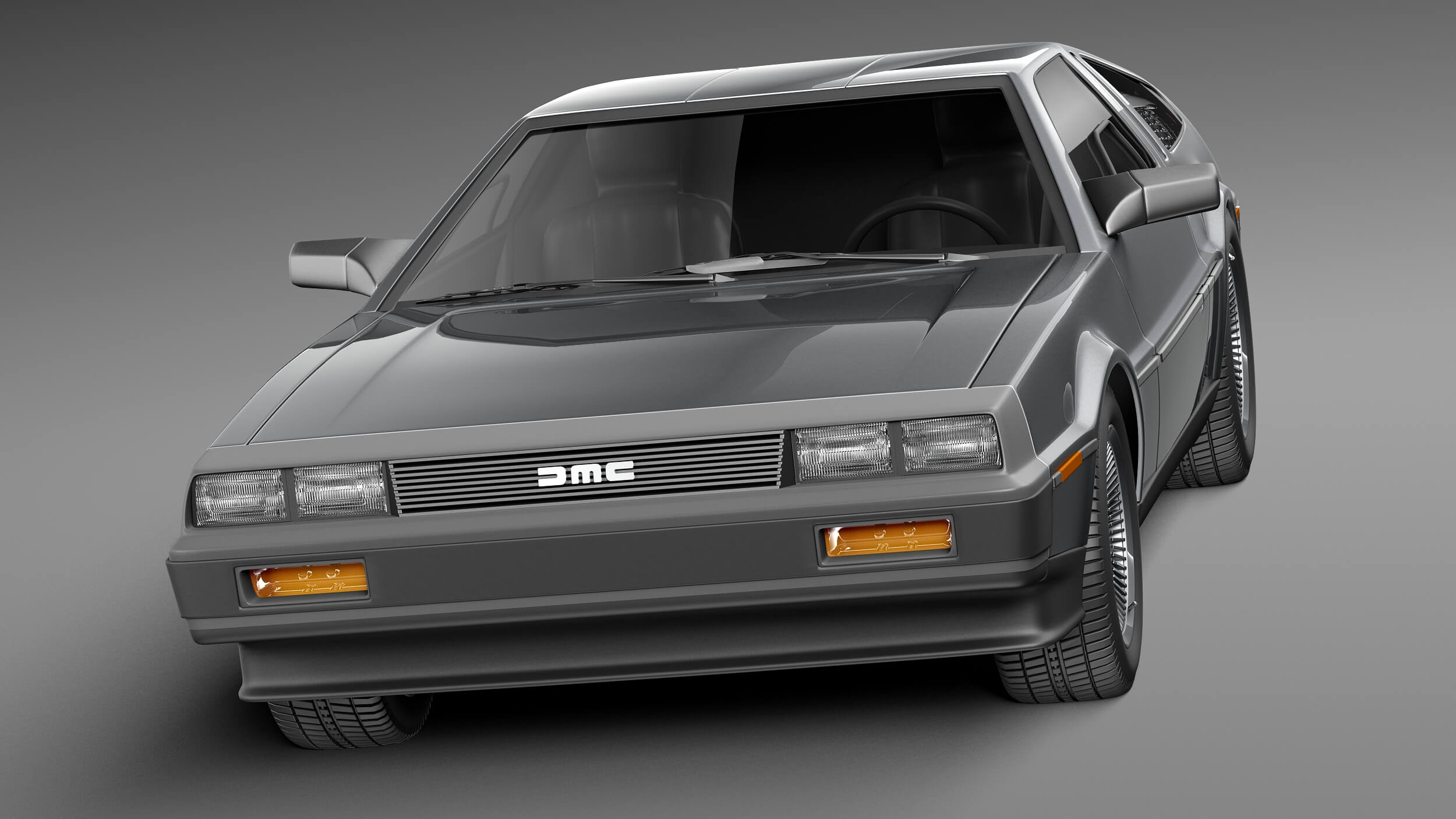 DeLorean DMC-12 3D Model by SQUIR